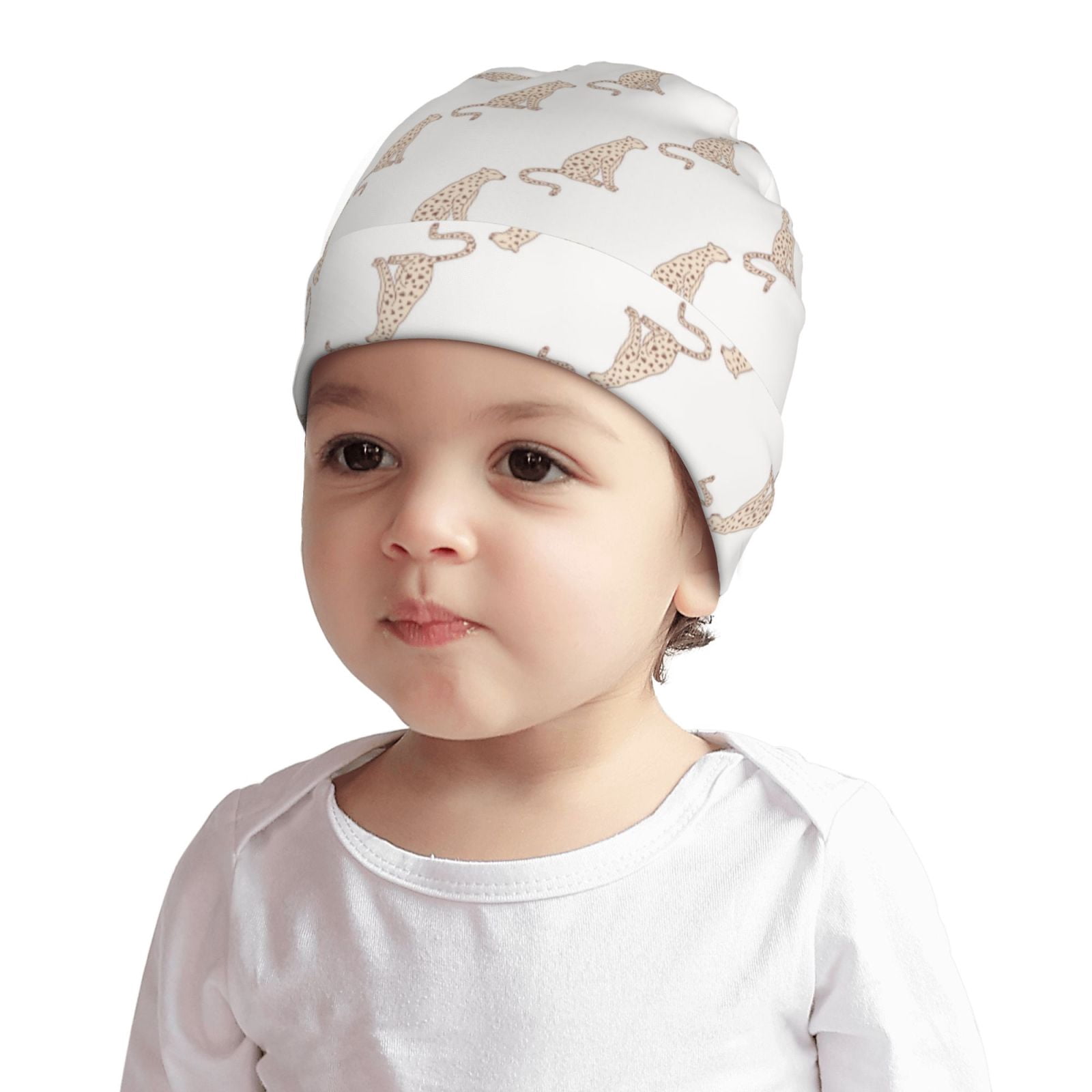 Goofa Leopard Print Pattern Toddler Beanie Baby Boys Girls Beanies Kids ...
