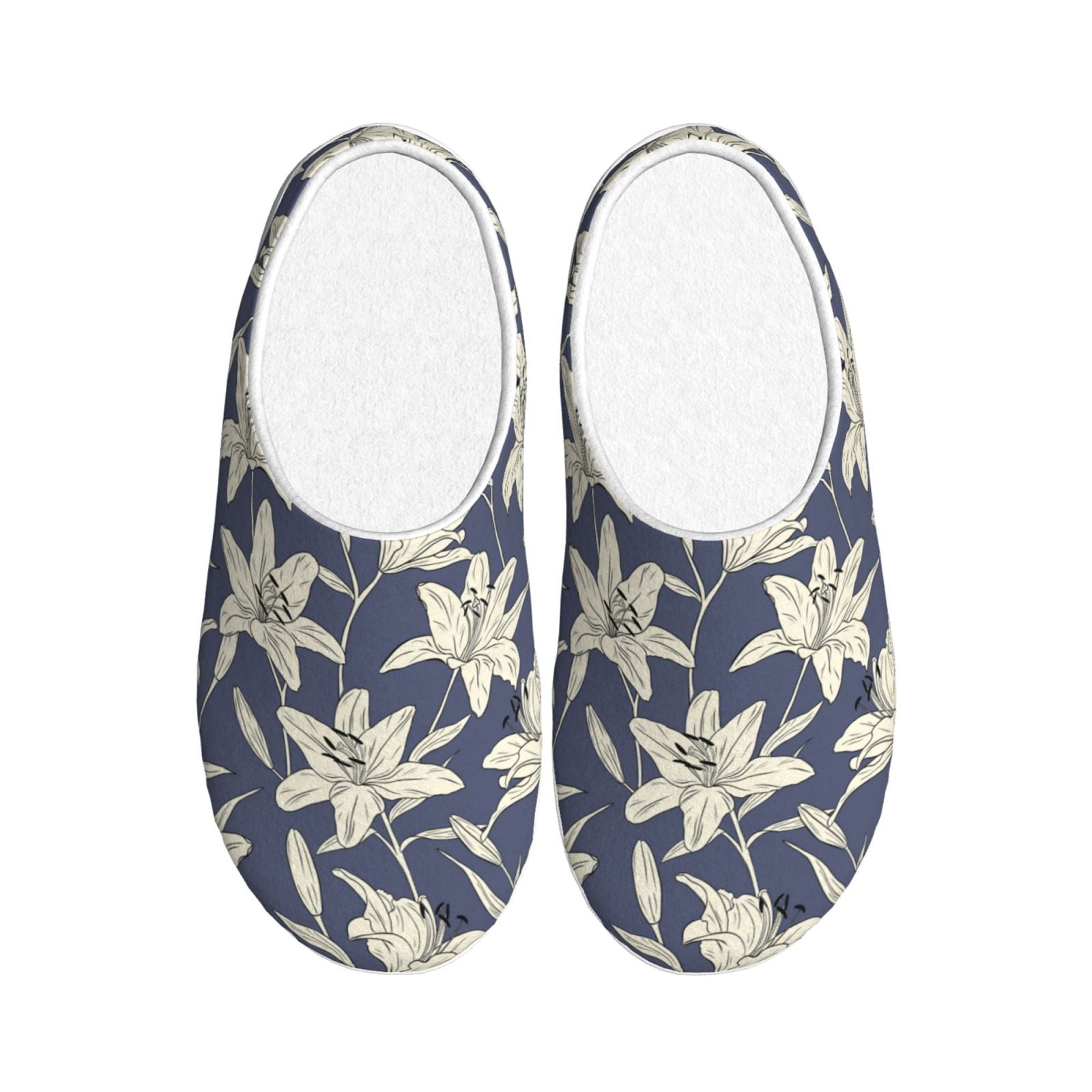 Goofa Lilies Flowers Print Womens Mens Cotton Lightweight House ...