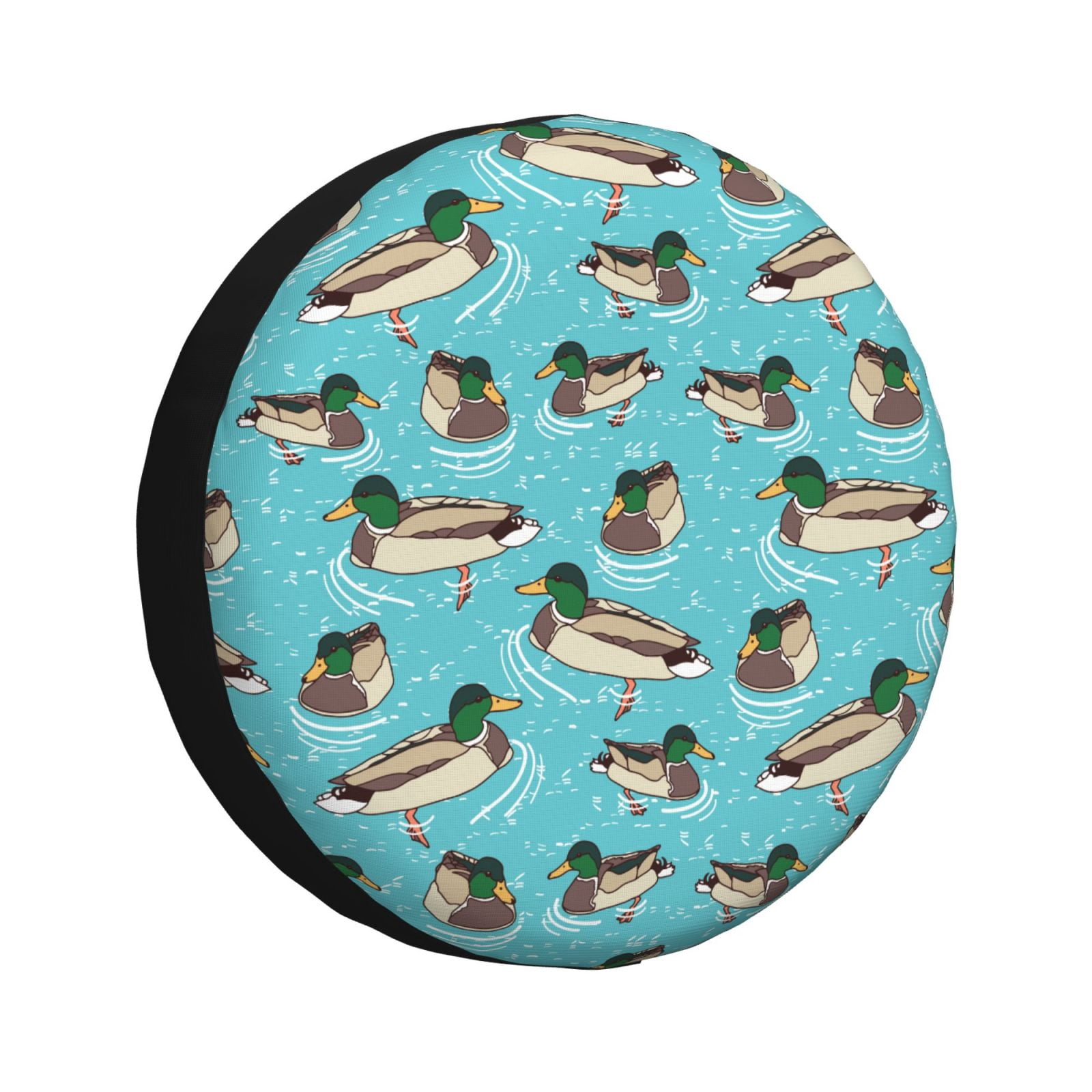 Goofa Mallard Ducks Swimming In The Lake Pattern Universal Tire Cover ...