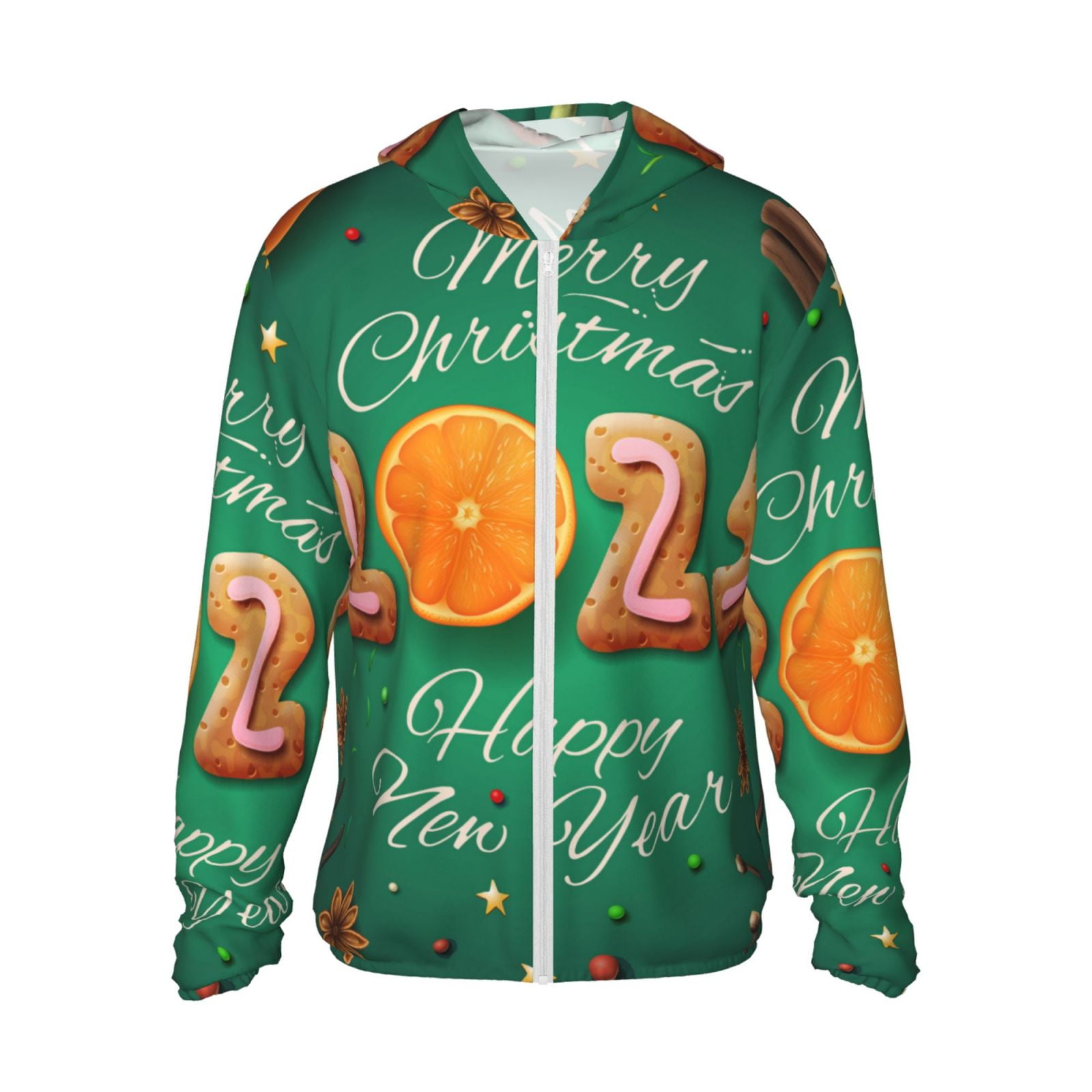 Goofa Merry Christmas 2025 Printed Women's UPF 50+ Sun Protection ...