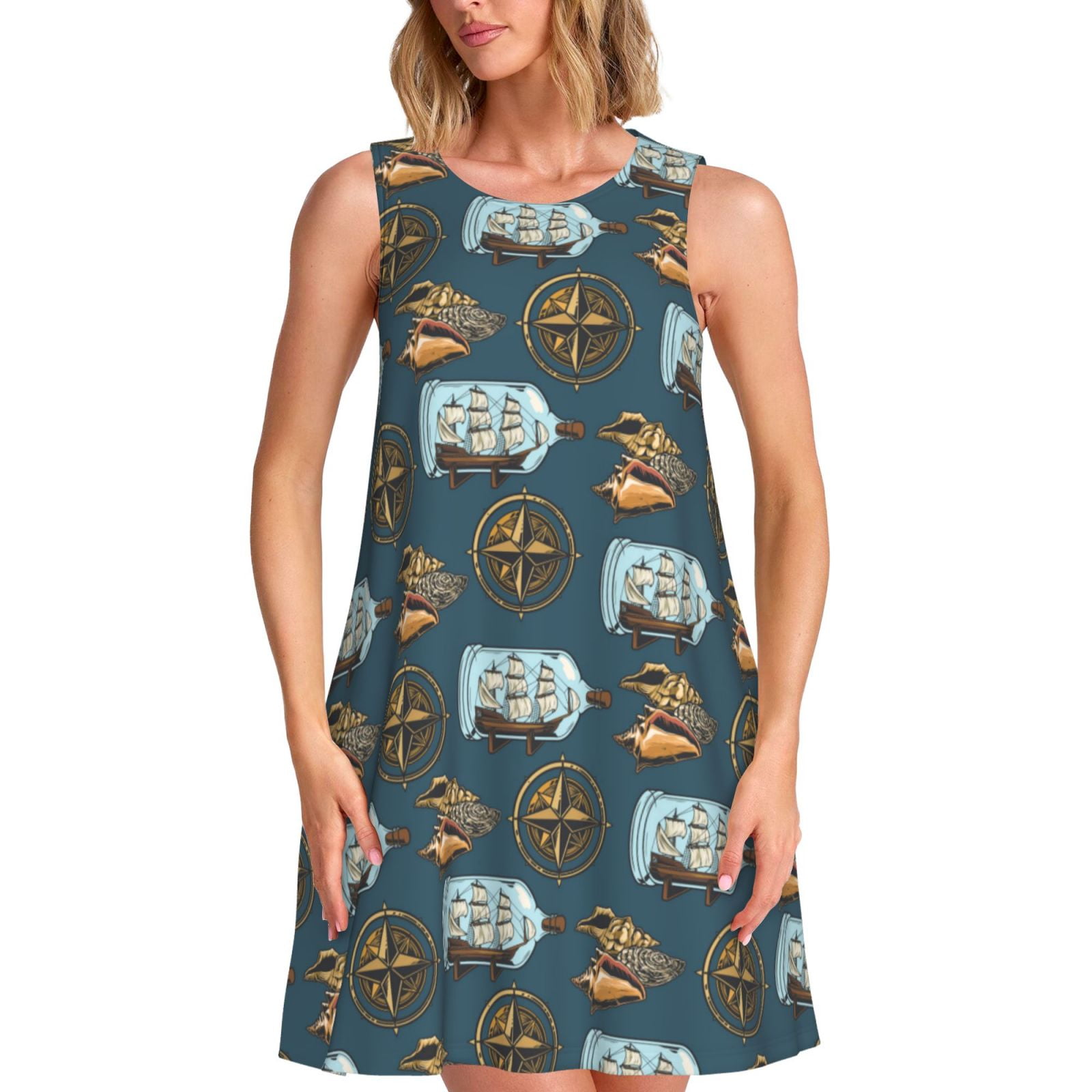 Goofa Miniature Ship In Bottle for Summer Dresses for Women – Beach ...