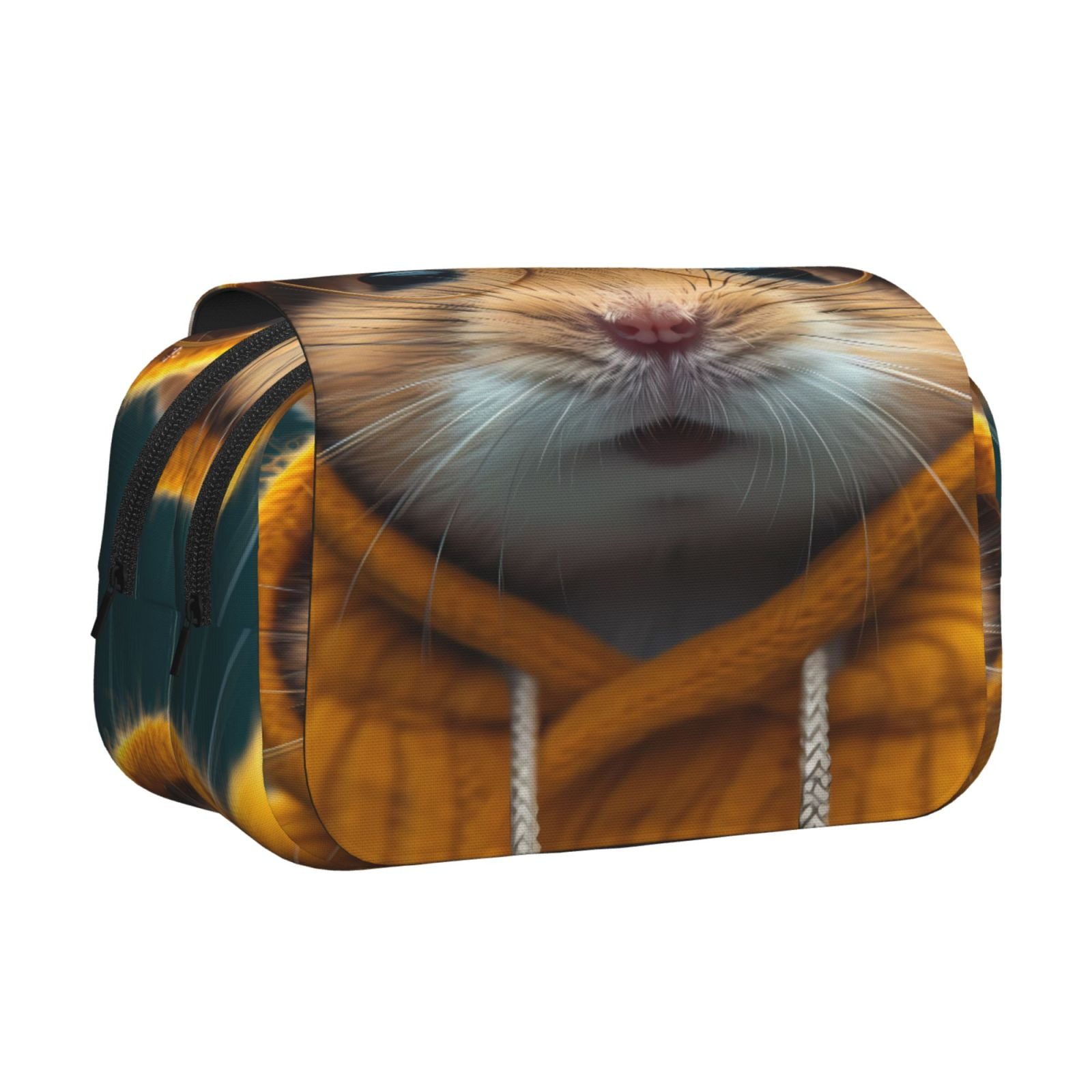 Goofa Modern Yellow Sweater Guinea Pig Pattern Double Layer Pen Pencil ...