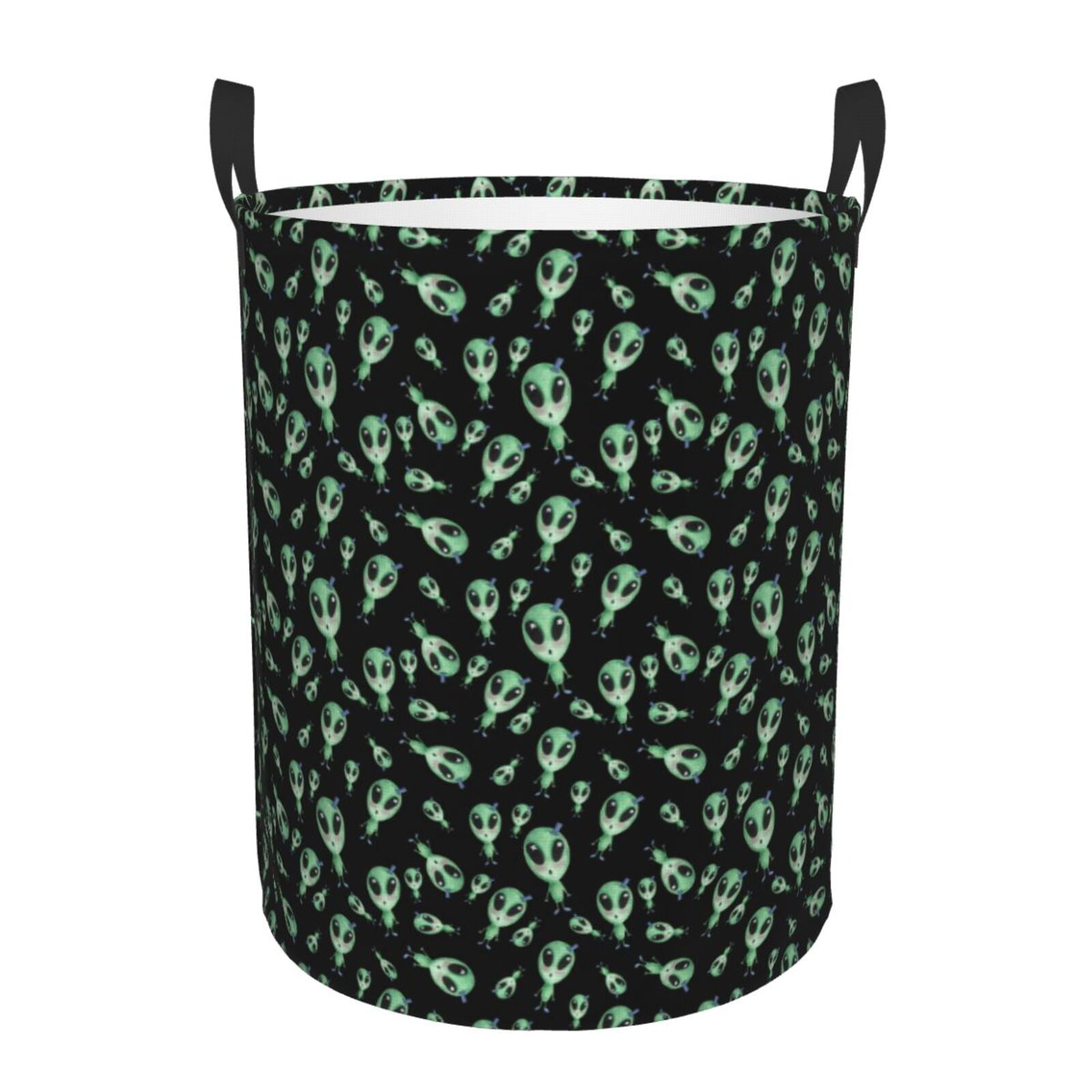 Goofa Monster Cartoons Printed Circular Hamper,Laundry Basket with ...