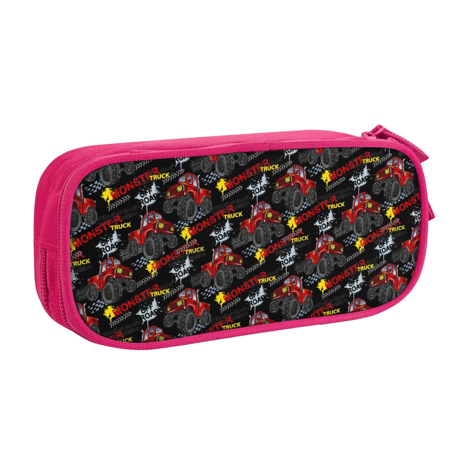 Goofa Monster Truck Pattern Big Capacity Pencil Pen Case Office College ...