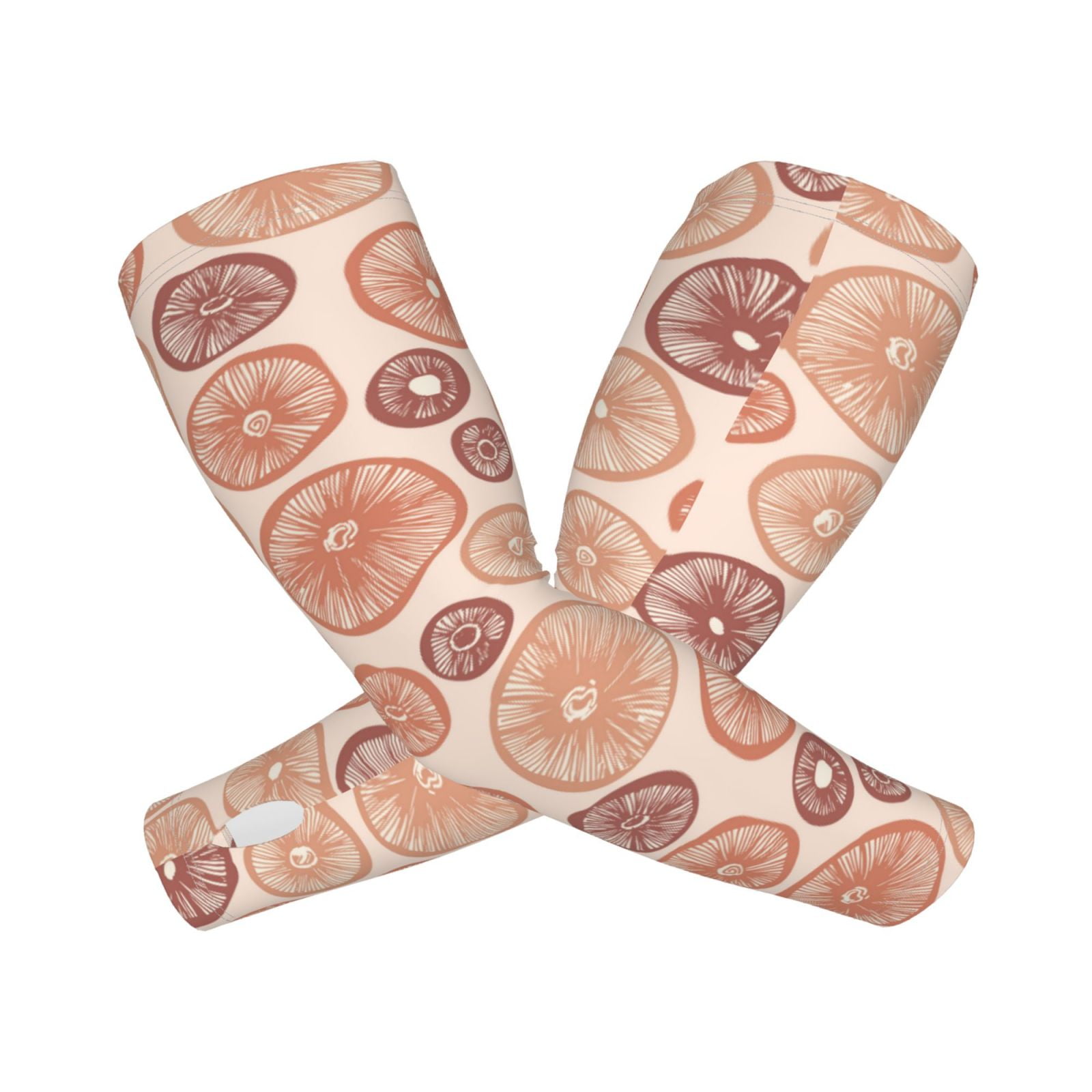 Goofa Mushrooms2 Pattern UV Sun Protection Arm Sleeves, UPF 50 Sports ...