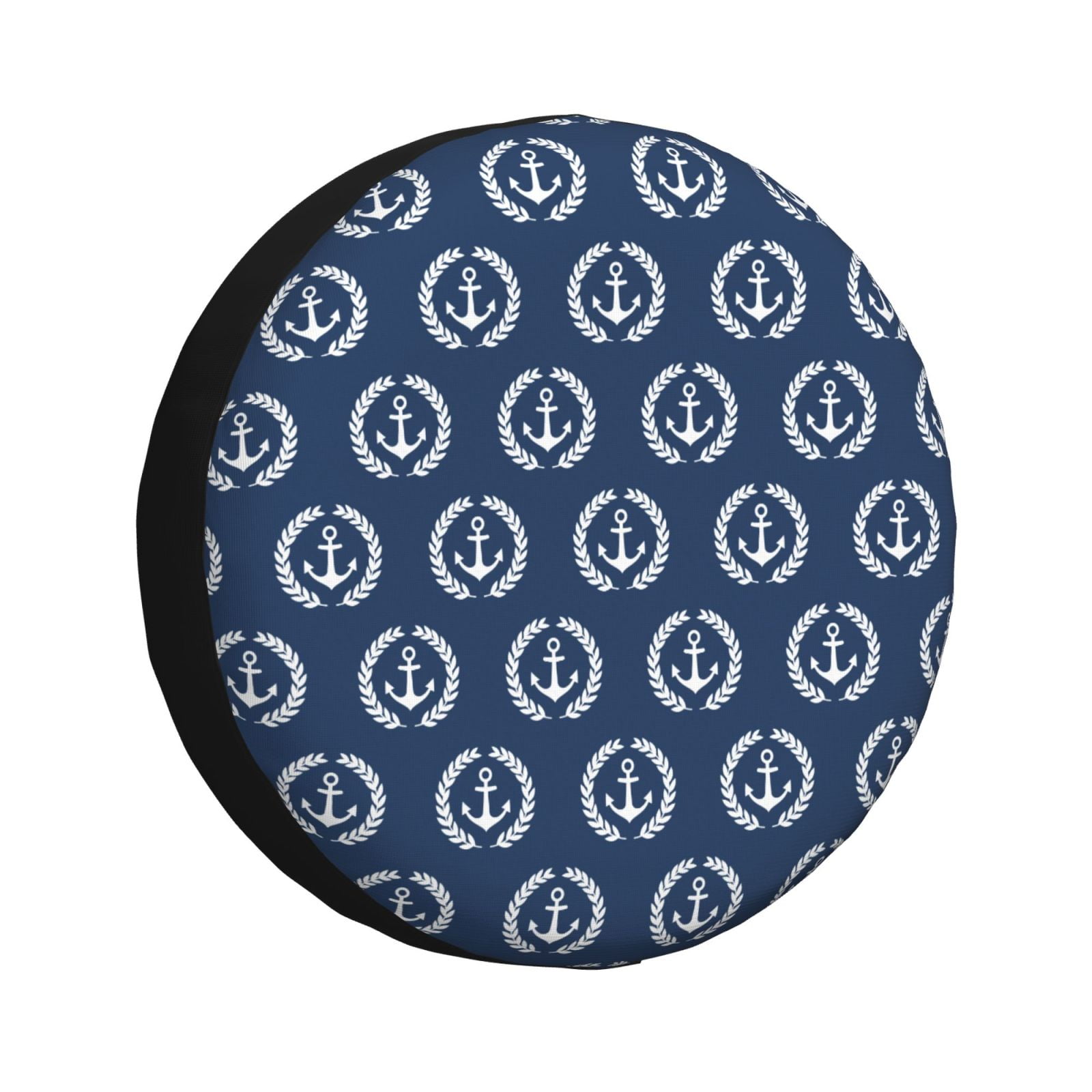 Goofa Navy Nautical Pattern Universal Tire Cover for Jeep, SUV, Truck, and Trailer – Waterproof ...
