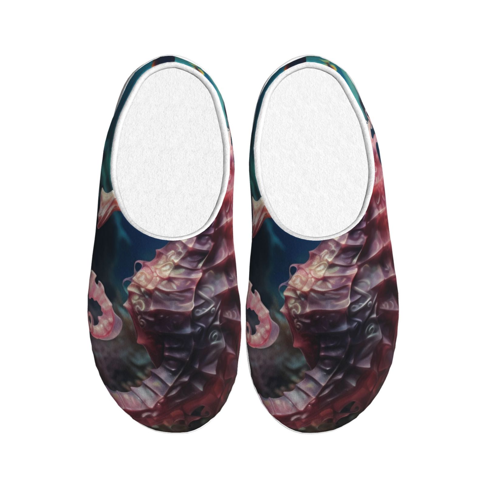 Goofa Ocean Seahorse Print Womens Mens Cotton Lightweight House ...