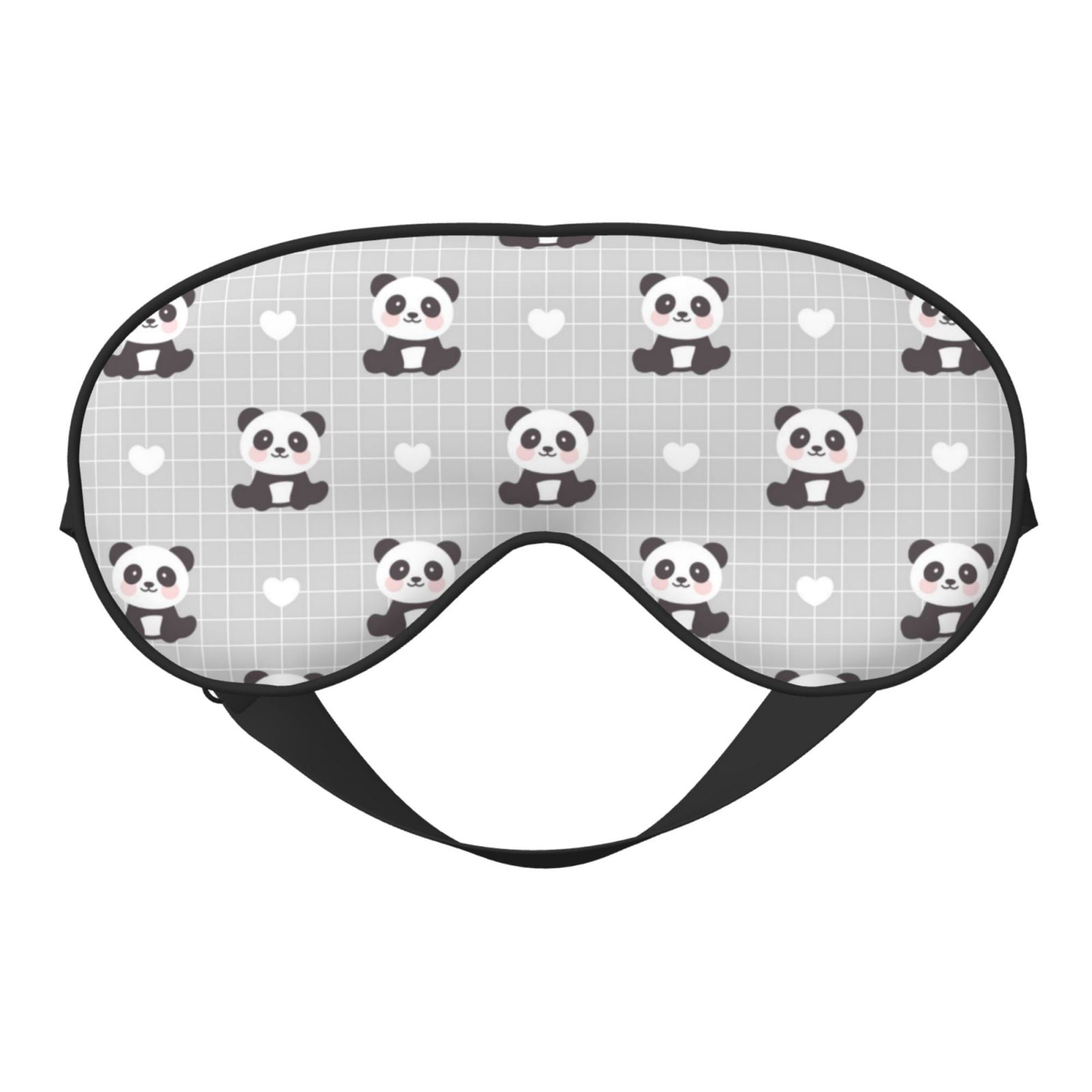 Goofa Panda Bear Printed Sleep Eye Mask for Men Women, Zero Eye ...