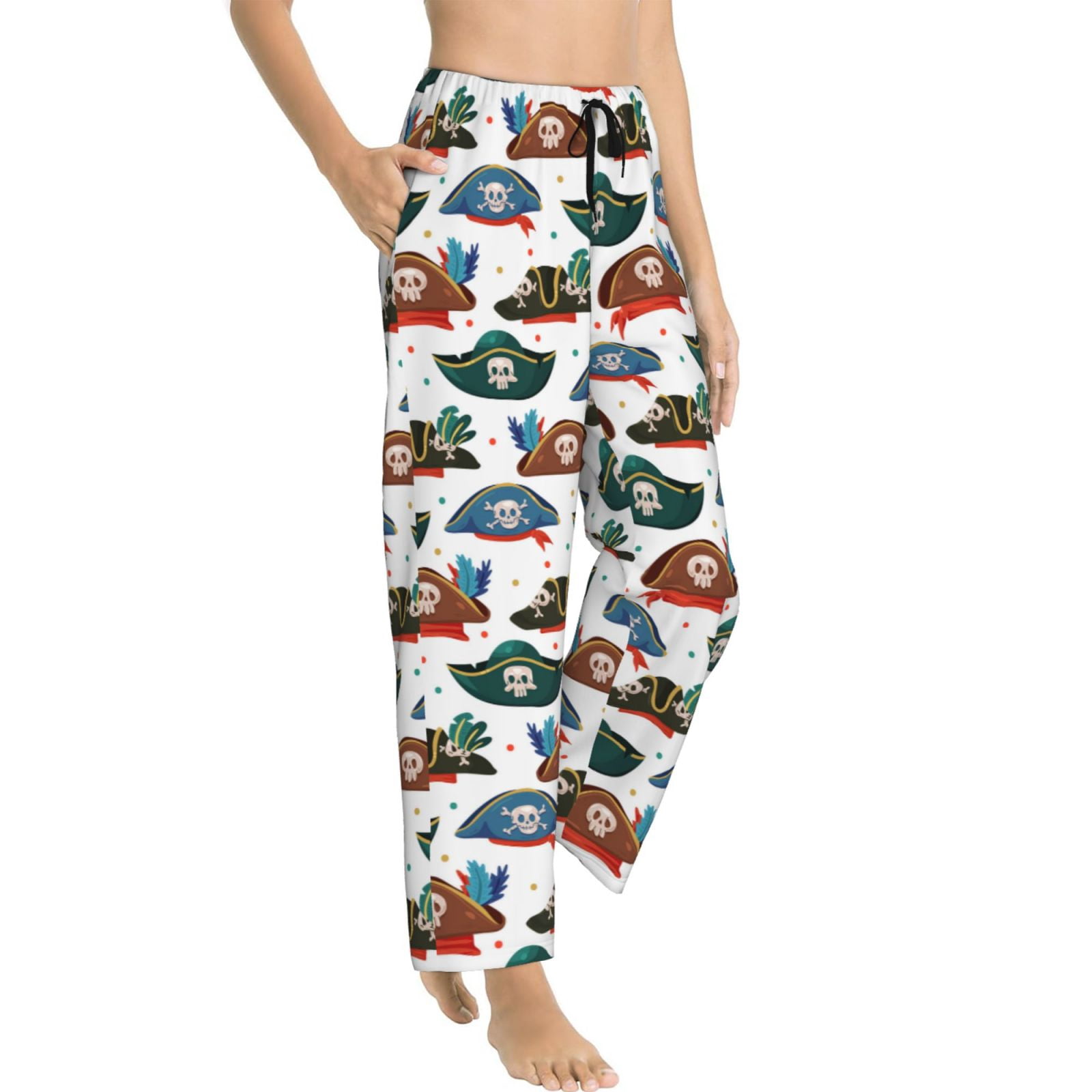 Goofa Gnomes In Autumn Printed Soft Pajama Pants for Women, Wide Leg ...