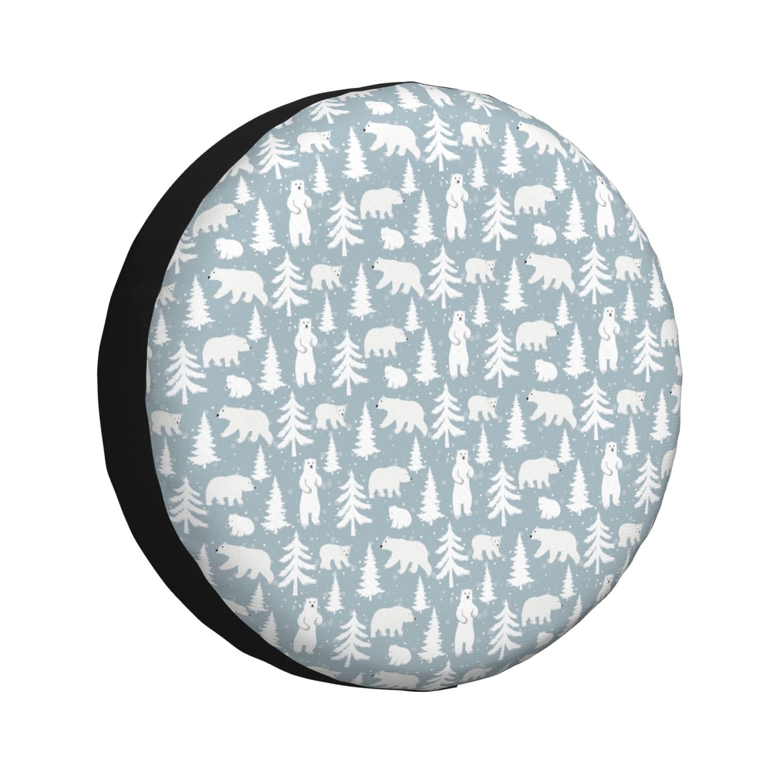 Goofa Polar Bears And Snowy Winter Pattern Universal Tire Cover for Jeep, SUV, Truck, and ...