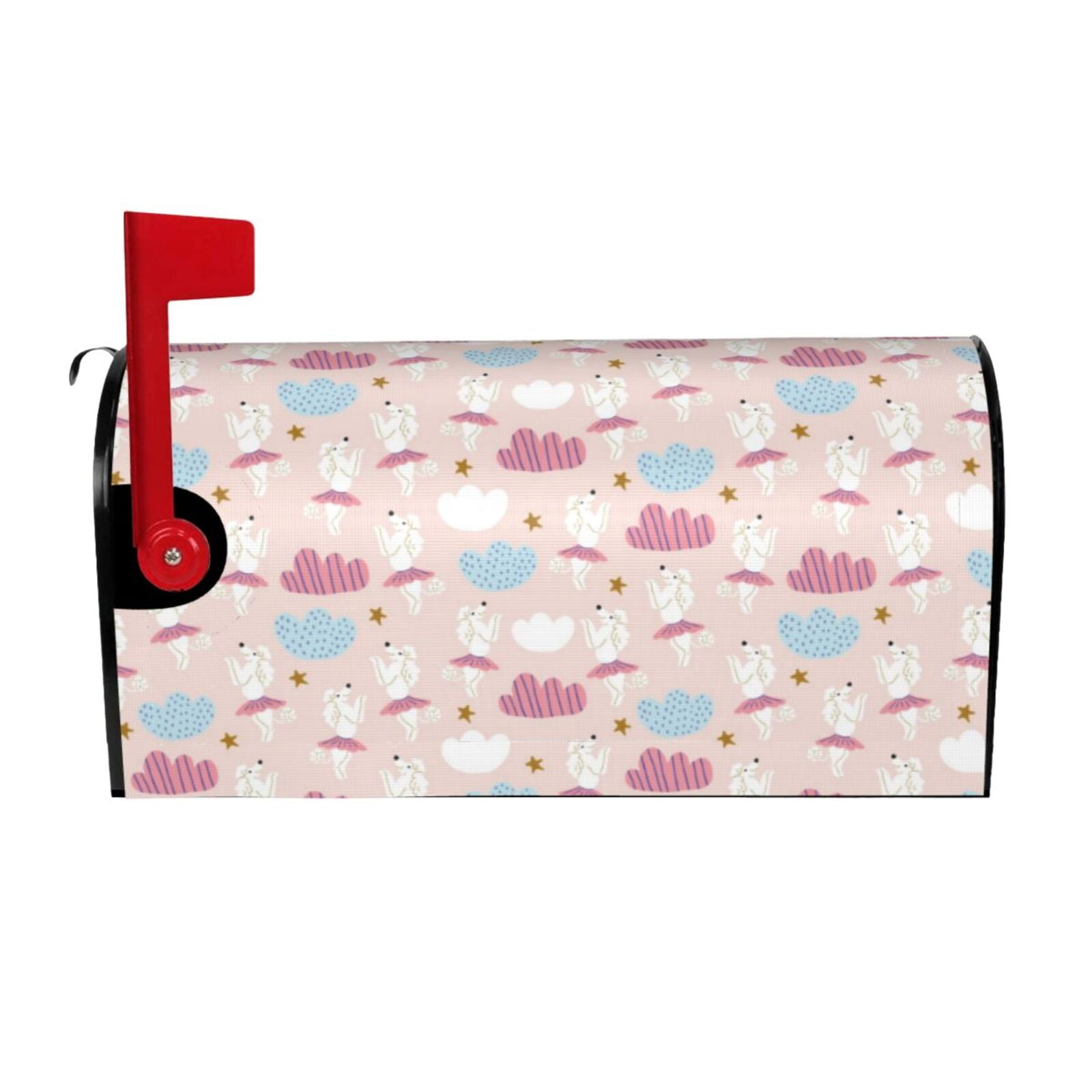 Goofa Poodle In Ballet Skirts Dancing Pattern Mailbox Cover, Mailbox ...