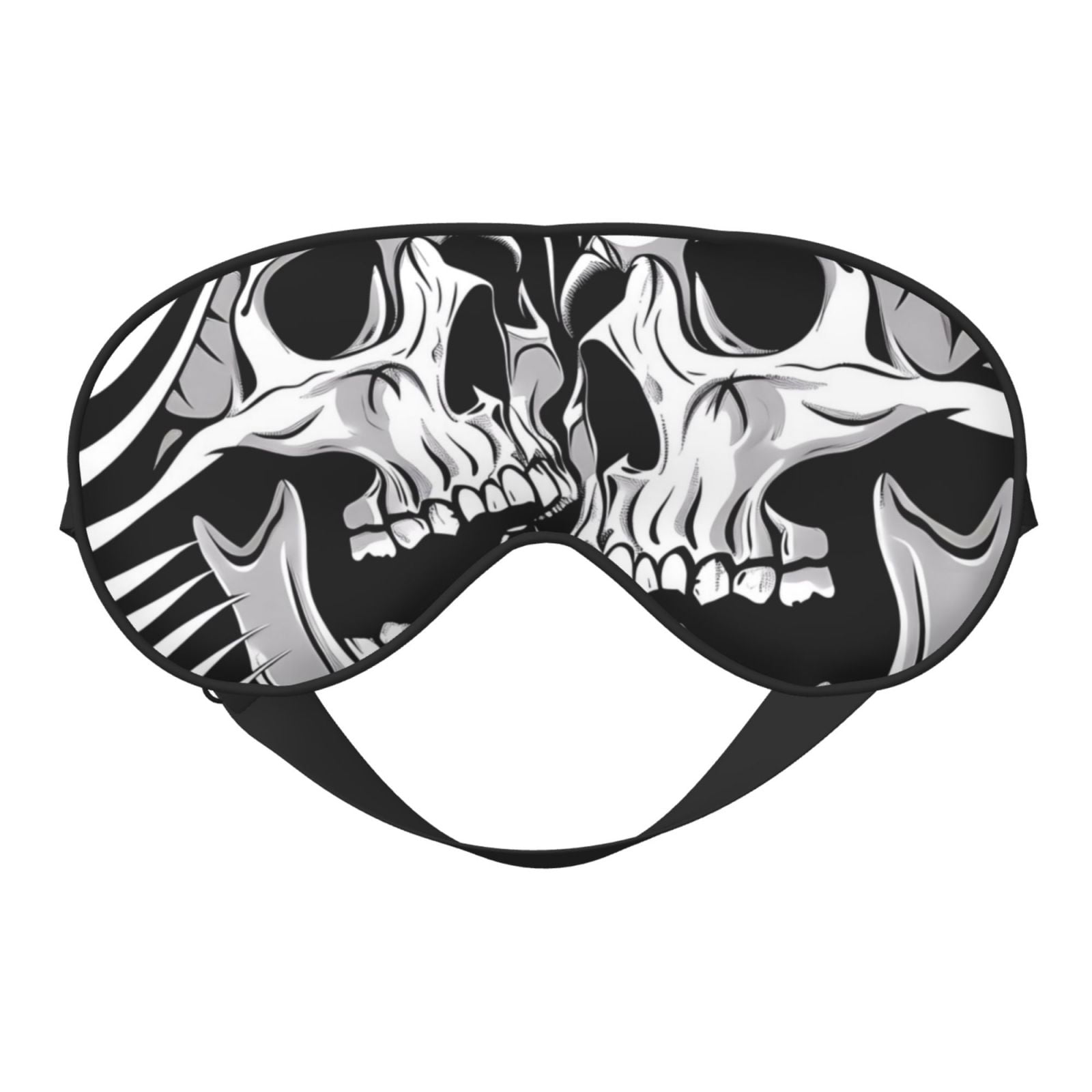 Goofa Psychedelic Skull Illusion Art Printed Sleep Eye Mask for Men ...