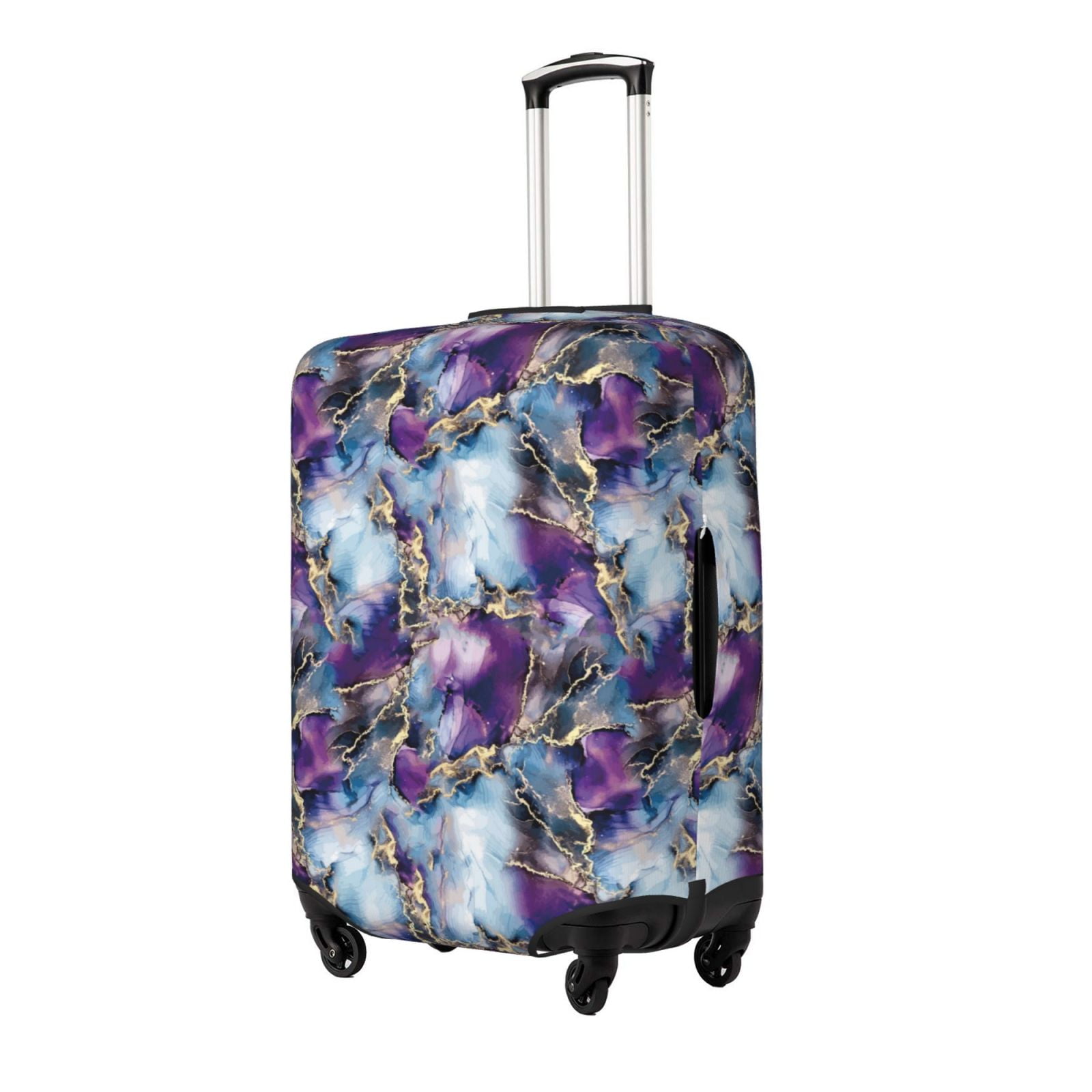 Goofa Purple Marble Texture Pattern Luggage Covers For Suitcase ...