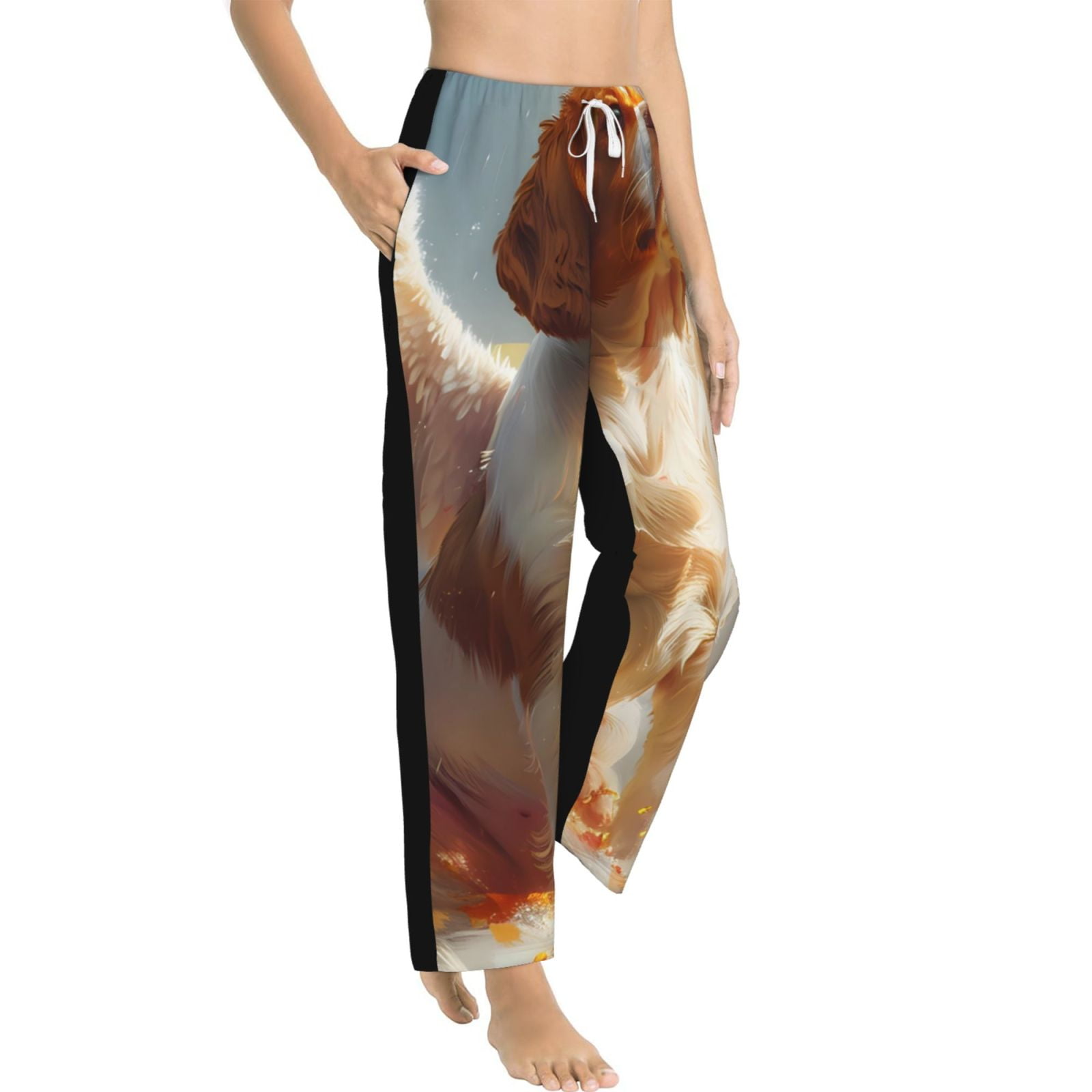 Goofa Rainbow English Cocker Spaniel Printed Soft Pajama Pants for ...