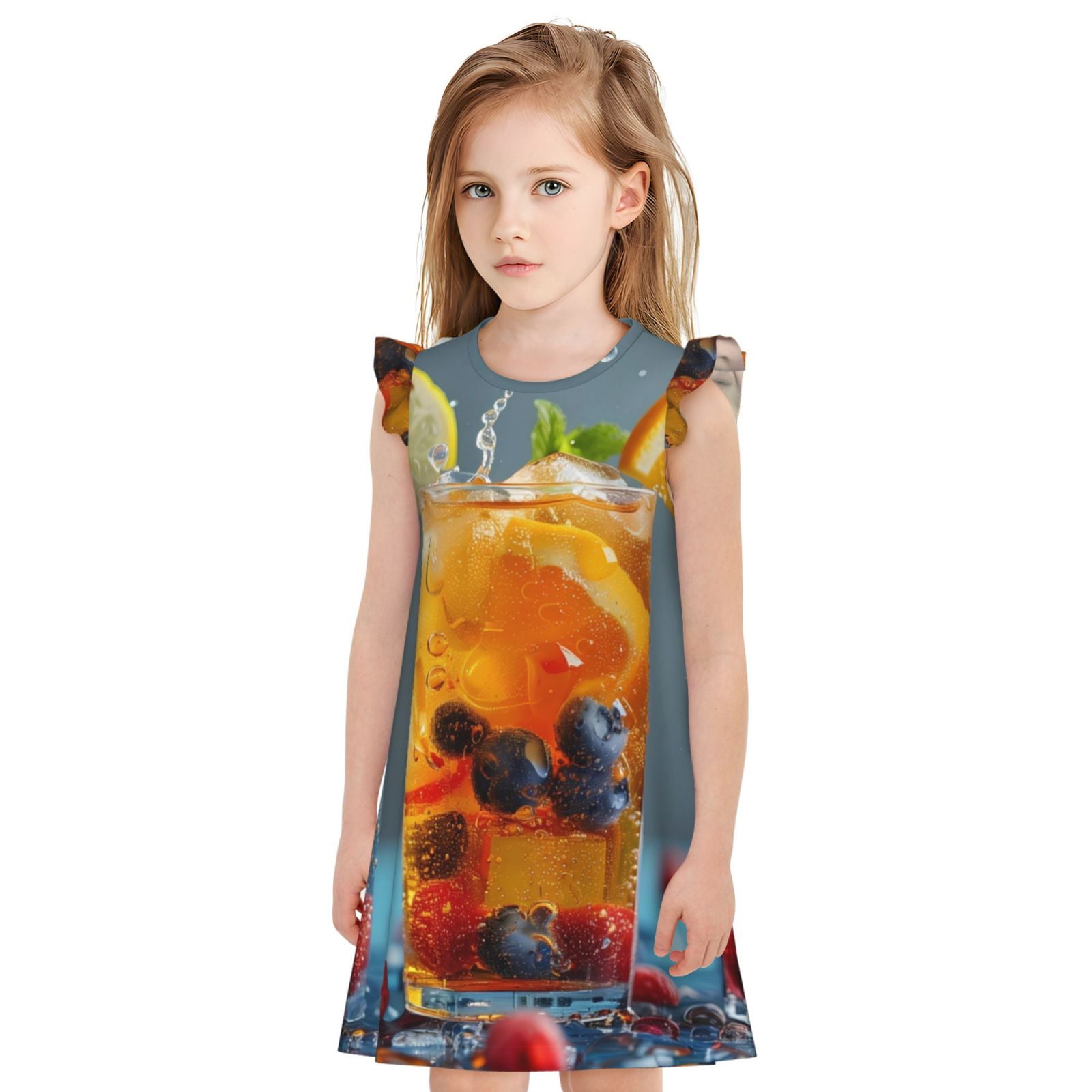 Goofa Refreshing Fruit Infused Drinks Pattern Sweet & Sassy Girls ...