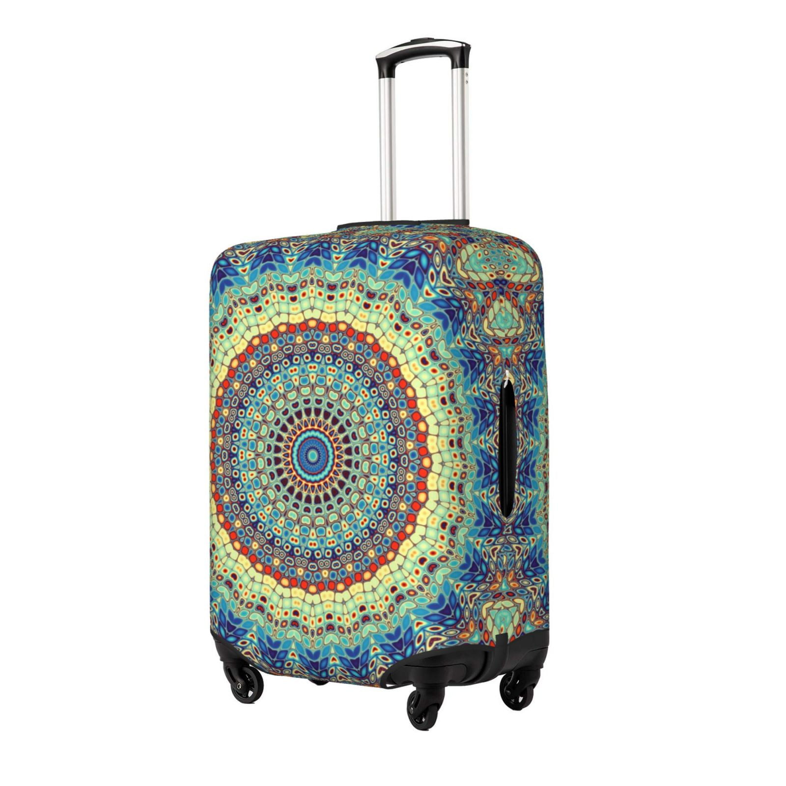 Goofa Round Mandala1 Pattern Luggage Covers For Suitcase,Suitcase Cover ...
