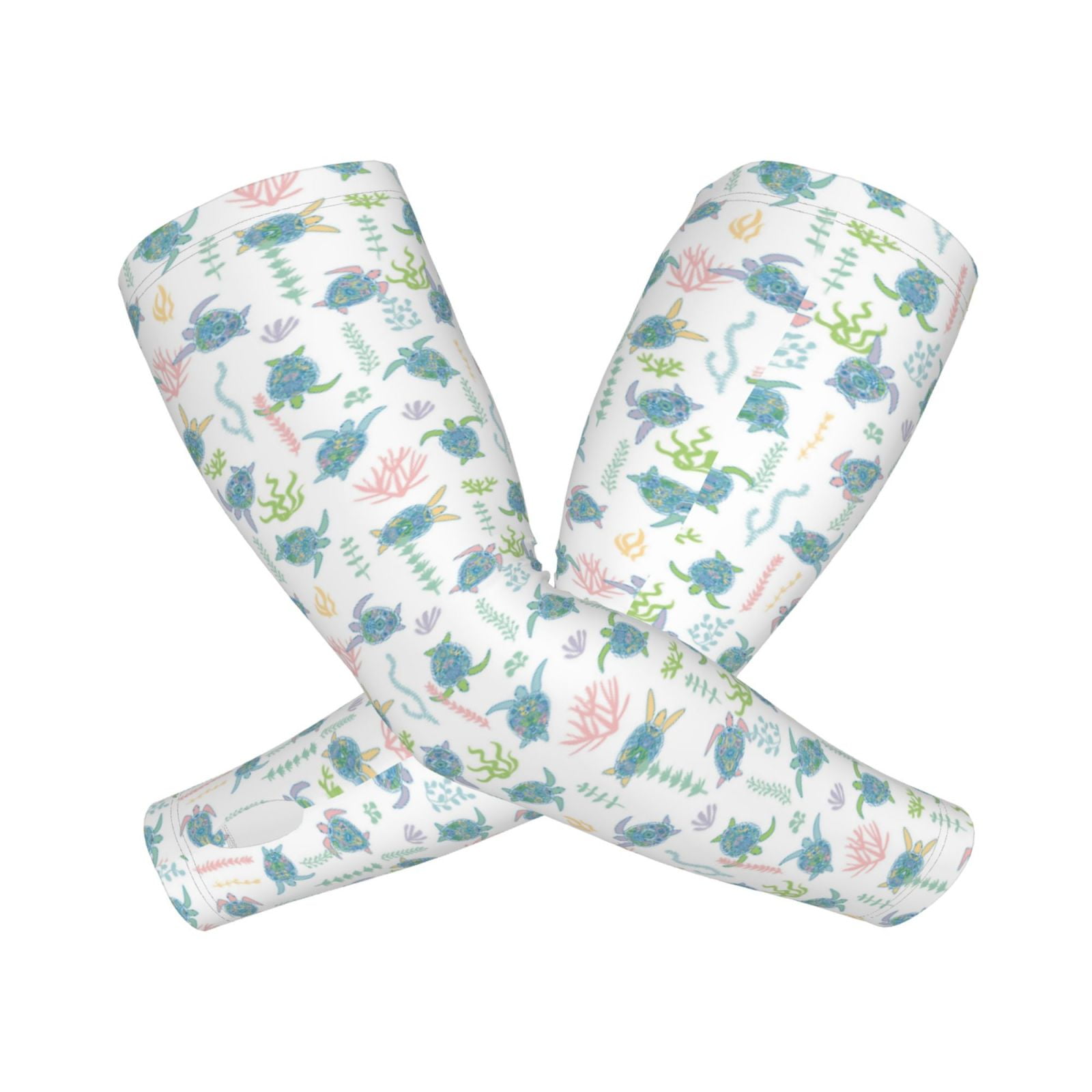 Goofa Sea Turtle Pattern UV Sun Protection Arm Sleeves, UPF 50 Sports ...