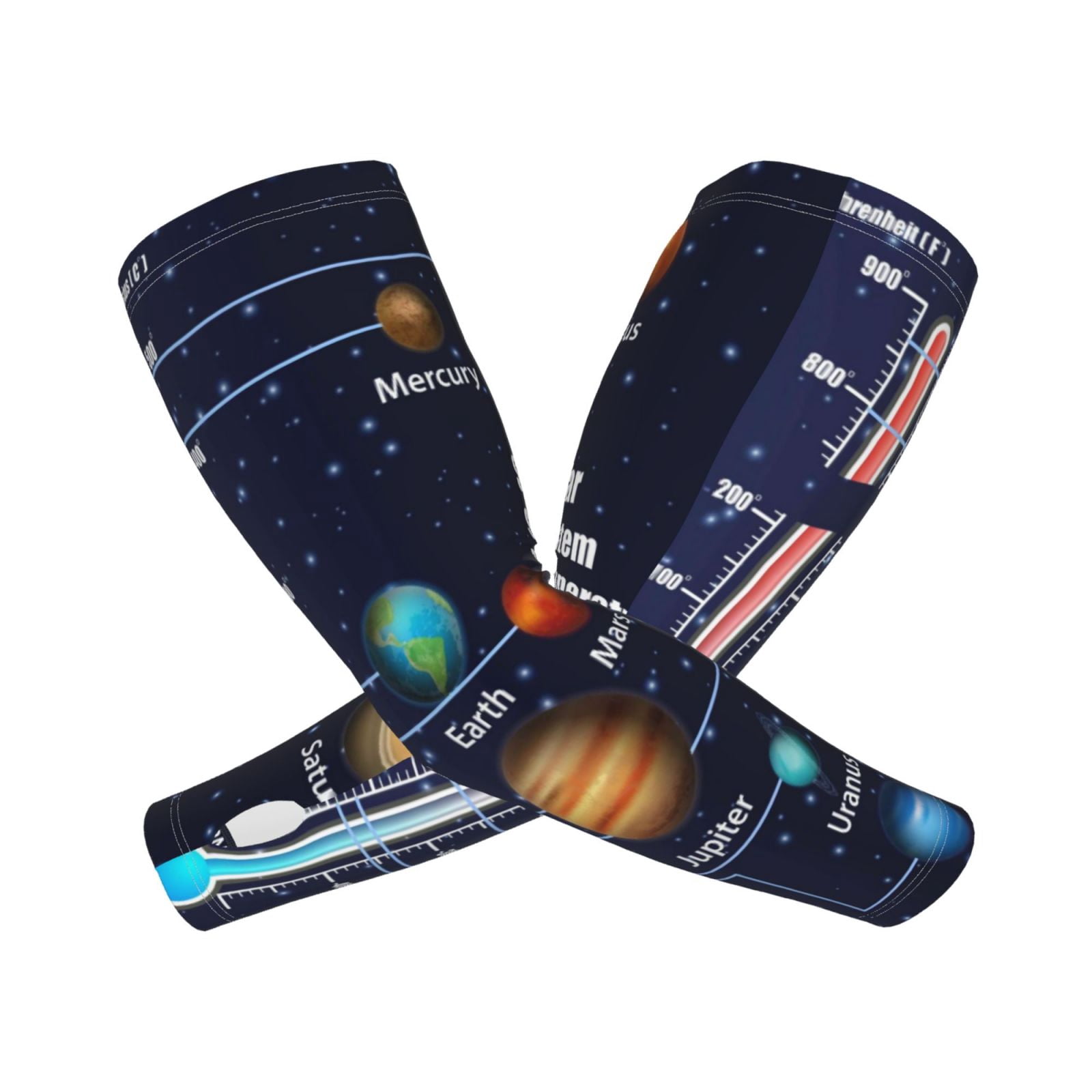 Goofa Solar System Temperatures Diagram Pattern UV Sun Protection Arm ...