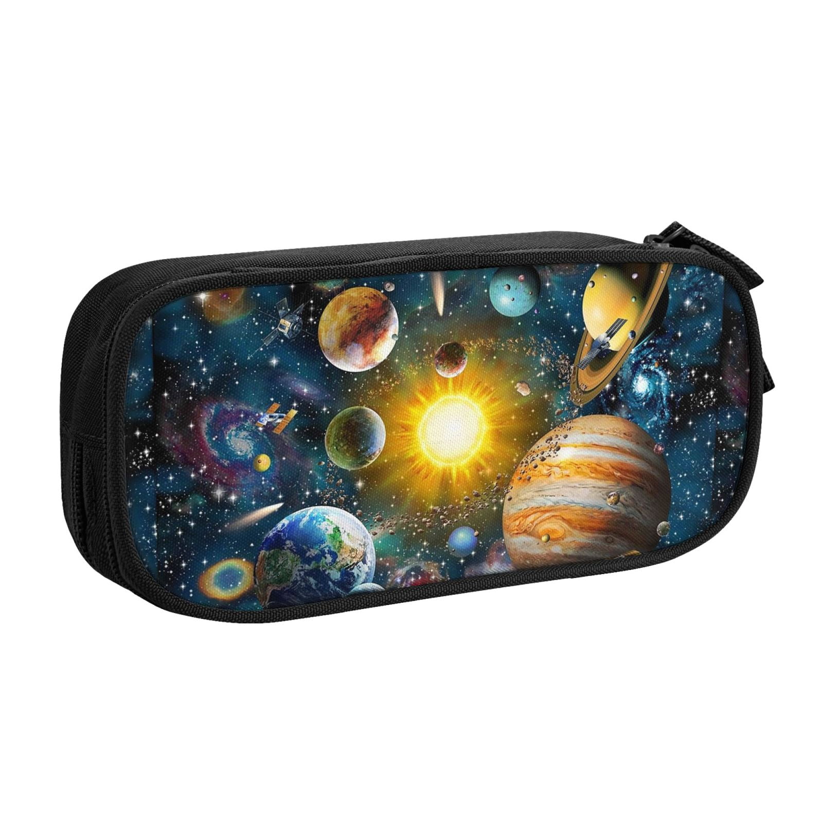 Goofa Space Planet Pattern Big Capacity Pencil Pen Case Office College ...