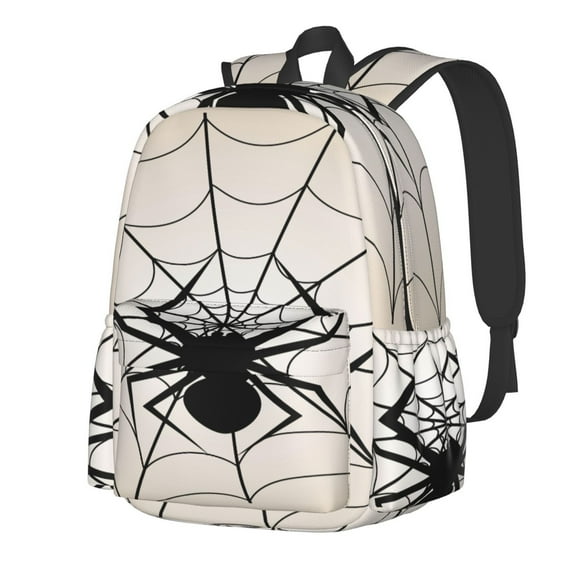 Goofa Spiders On The Web 1 Pattern Backpack for Students – Large ...