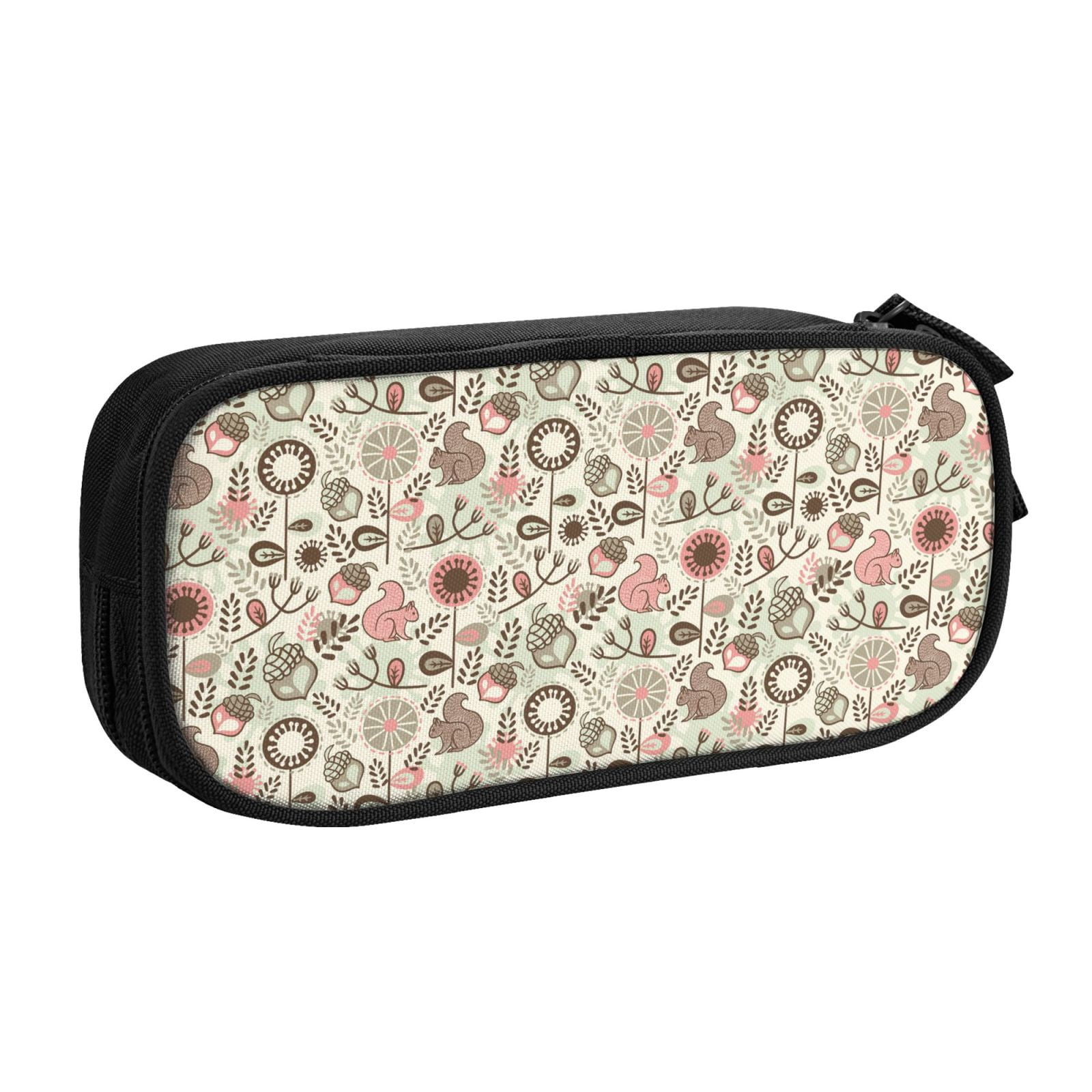 Goofa Squirrel In The Forest Pattern Big Capacity Pencil Pen Case ...