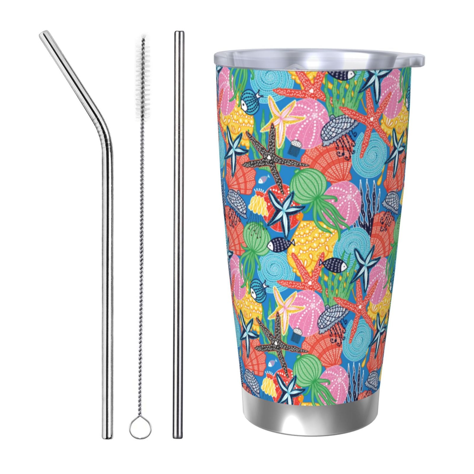 Goofa Starfish And Algae for 20 oz Skinny Tumbler Stainless Steel ...