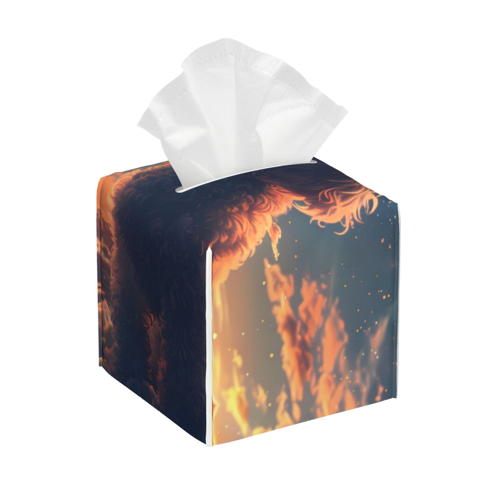 Goofa Starry Sky Cloud Puppy Tissue Box Cover PVC Leather Tissue Holder ...