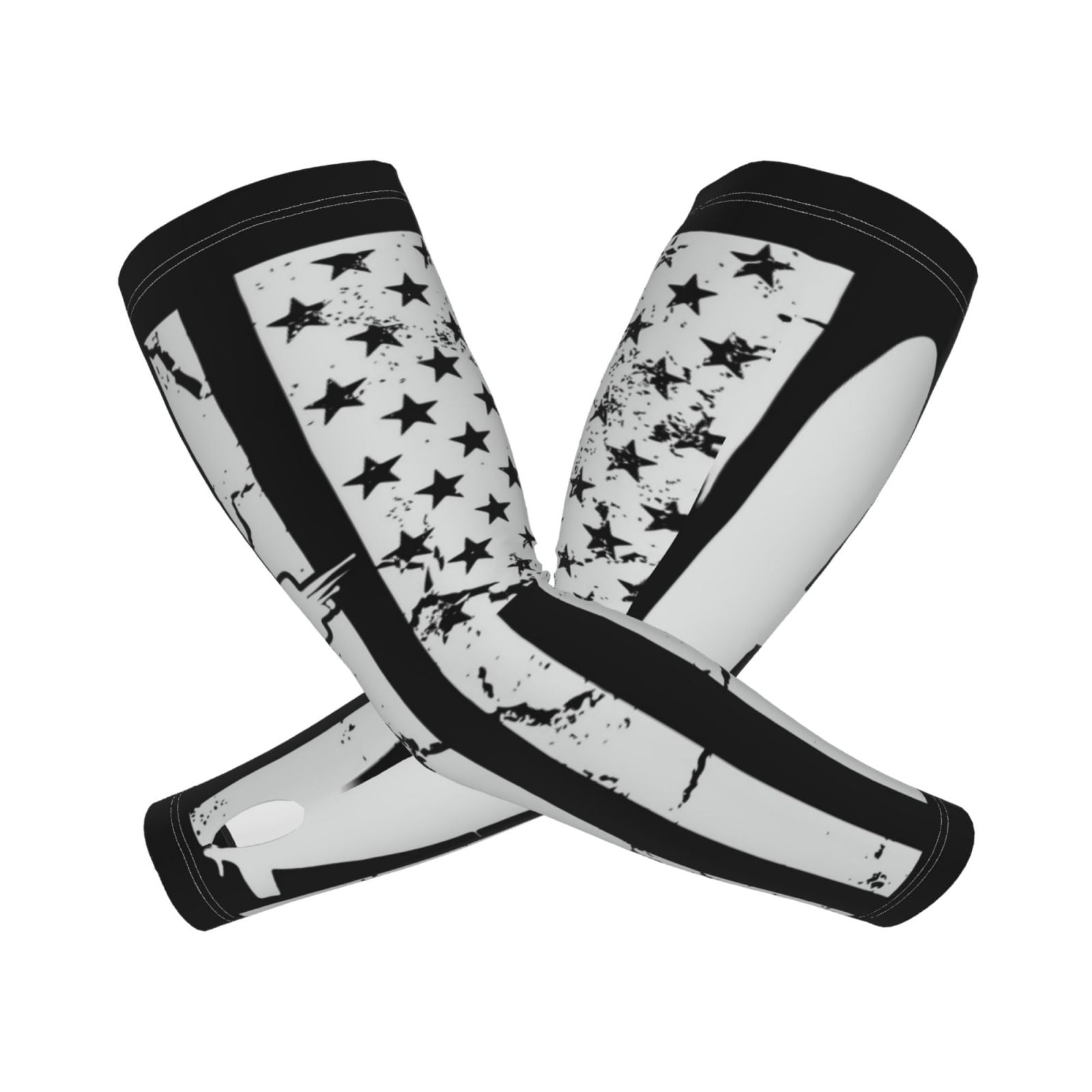 Goofa Submarine Vintage Flag Pattern UV Sun Protection Arm Sleeves, UPF ...