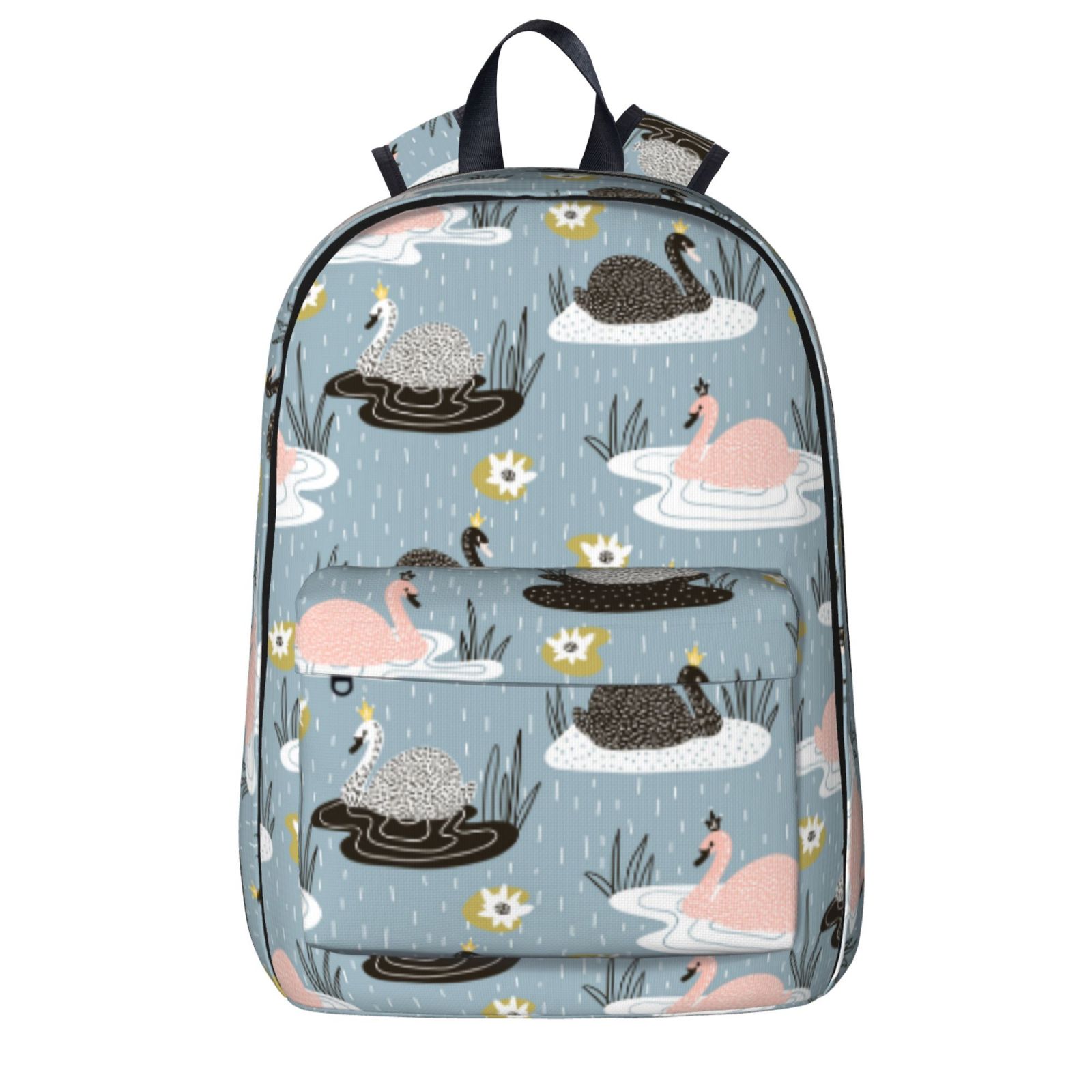 Goofa Swan Princess On Lake Printed Backpack,Laptop Backpack,Durable ...