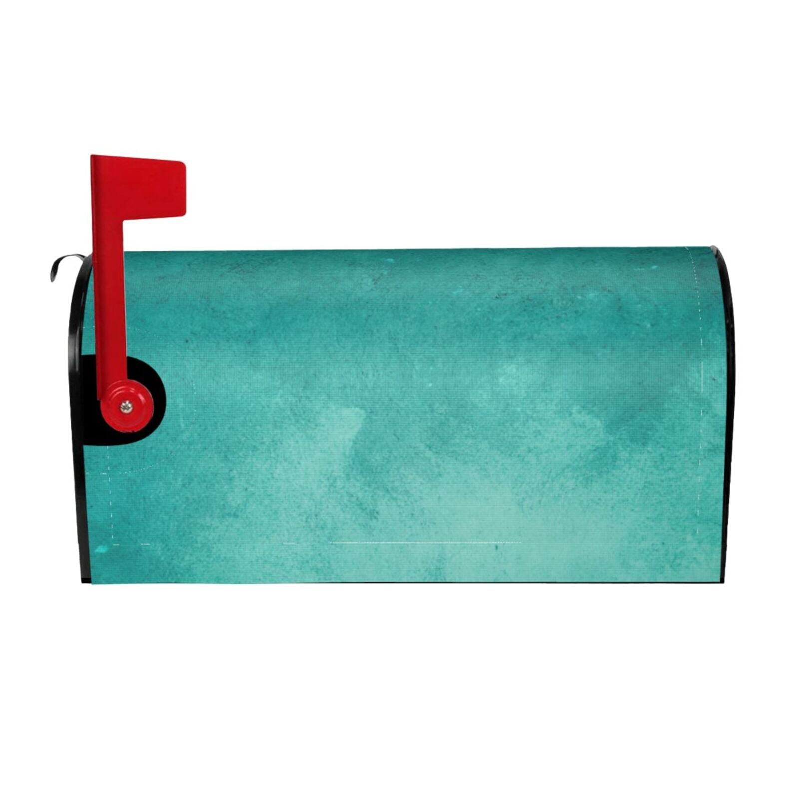 Goofa Teal Turquoise1 Pattern Mailbox Cover, Mailbox Decoration with ...