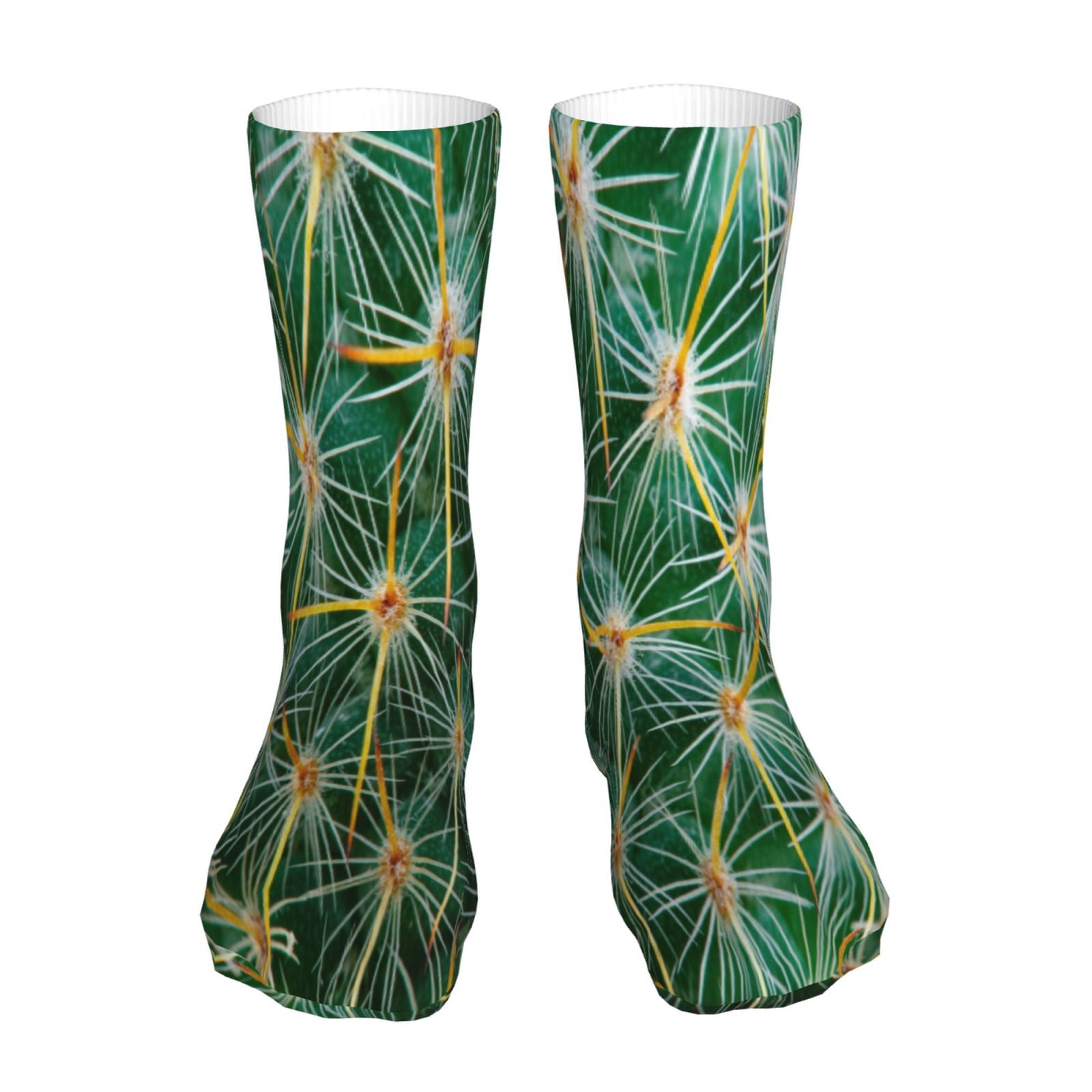 Goofa Thorns Of Macro Cactus for 16in Socks, Funny Novelty Crazy Design ...