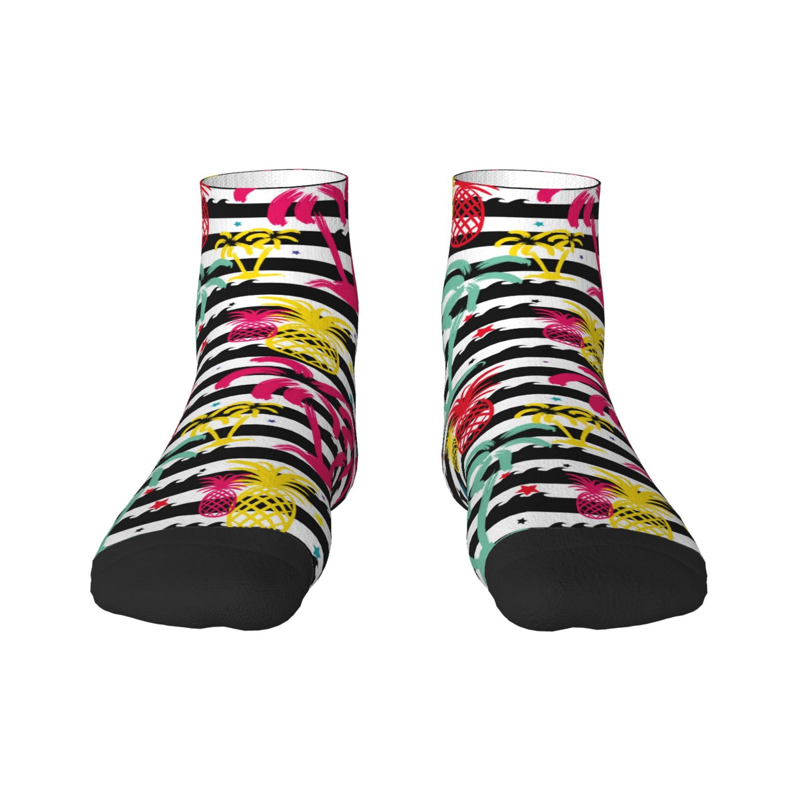 Goofa Trendy Colorful Pineapples Pattern Non Slip Socks with Grips for ...