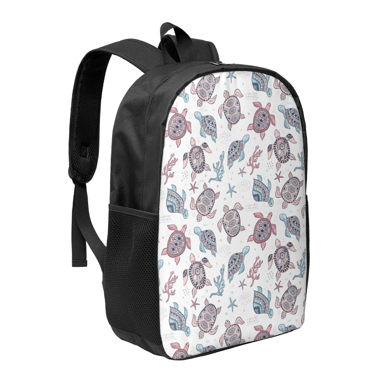Goofa Tribal Style Turtle Pattern 17in Student Backpack - School ...
