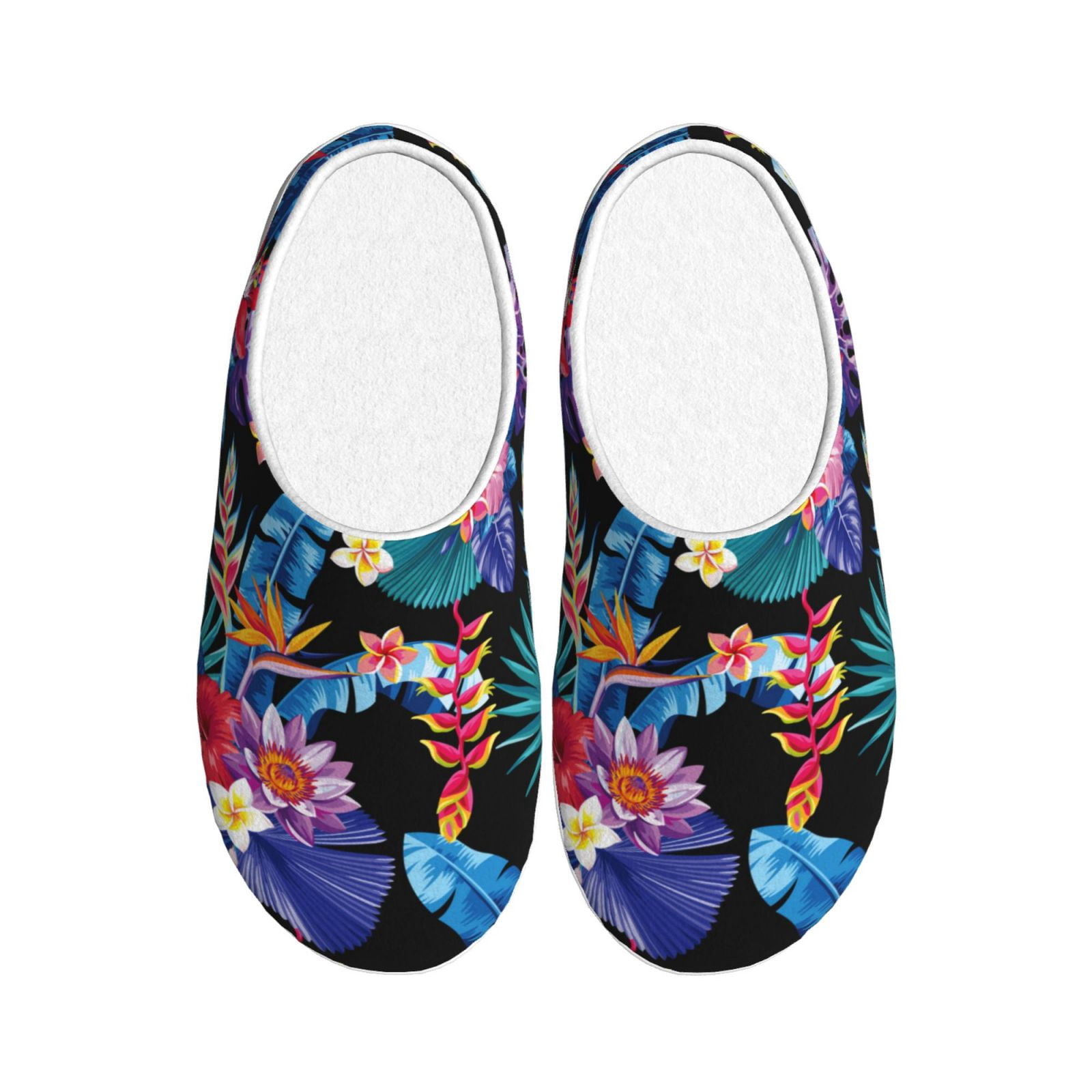 Goofa Tropical Palm Leaves Print Womens Mens Cotton Lightweight House ...