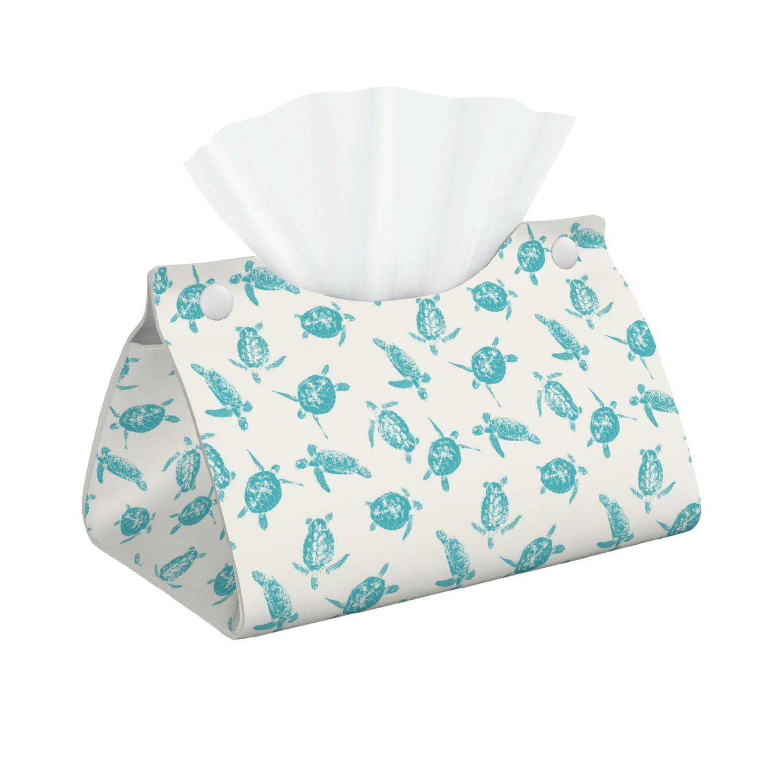 Goofa Turtle Pattern Triangle Square Tissue Box Cover, Modern PVC ...