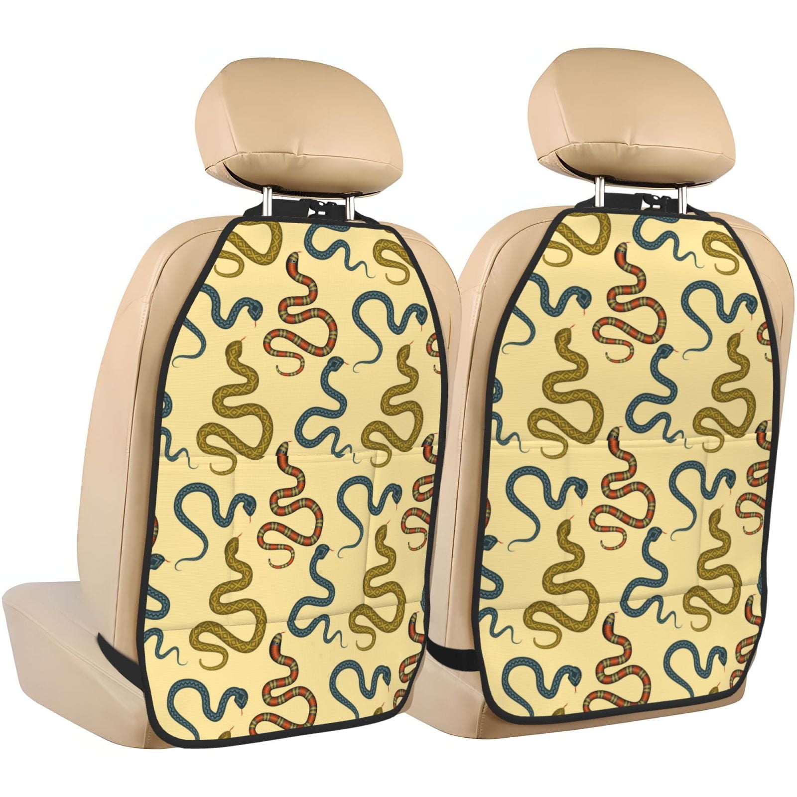 Goofa Various Snake Pattern Car Back Seat Protector for Kids (2 Pack ...