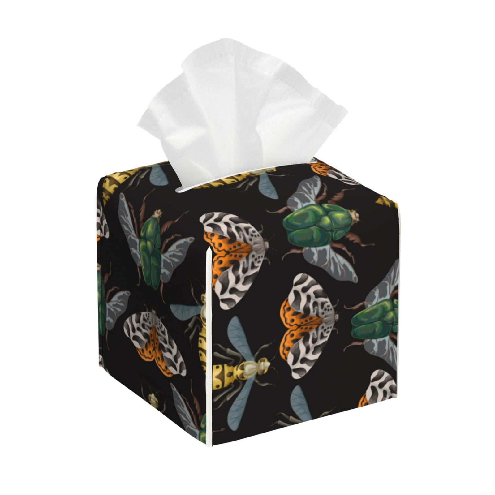 Goofa Wasp Cockchafer Butterfly Tissue Box Cover PVC Leather Tissue ...