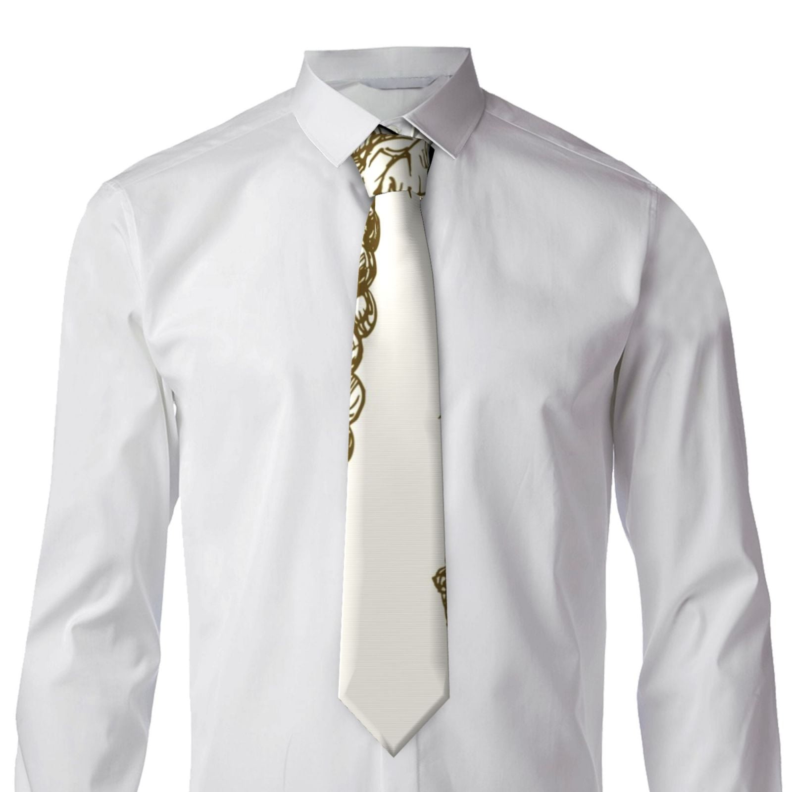Goofa Workers Cutting Grapes From Vineyard Pattern Men's Necktie ...