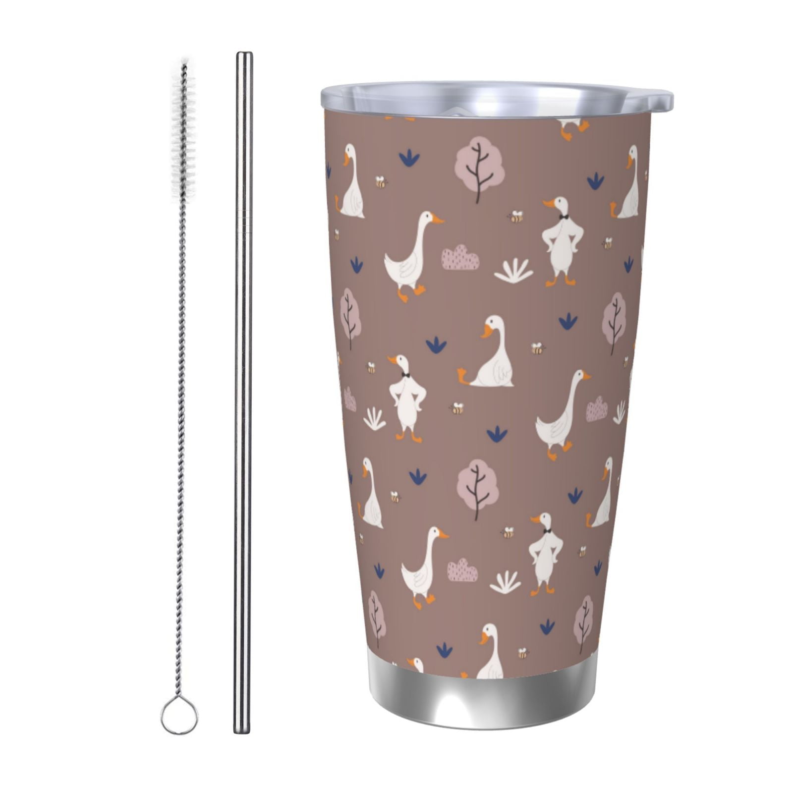 Goofa cartoon geese for 20 oz Skinny Tumbler Stainless Steel Coffee Mug ...