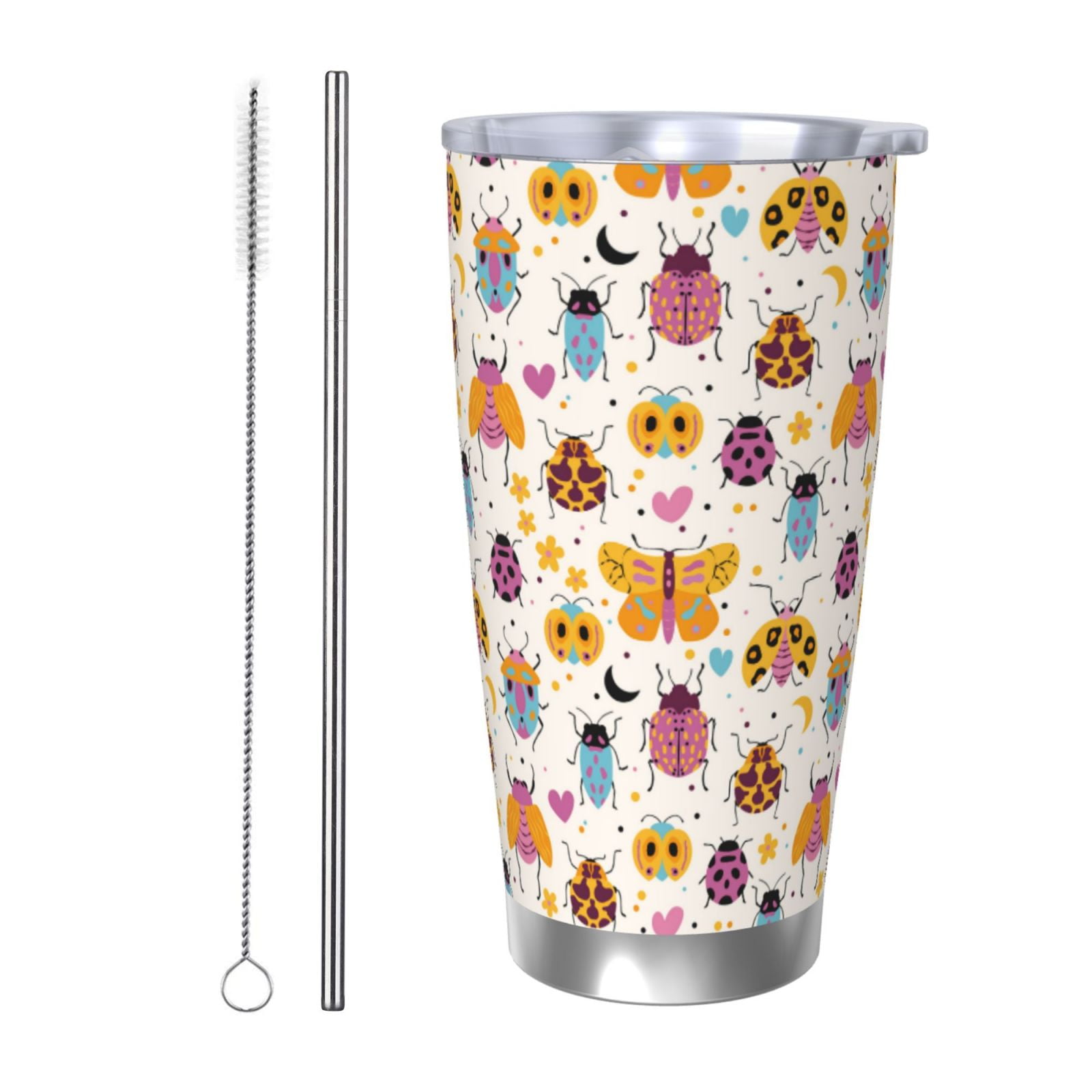 Goofa cute bugs for 20 oz Skinny Tumbler Stainless Steel Coffee Mug ...