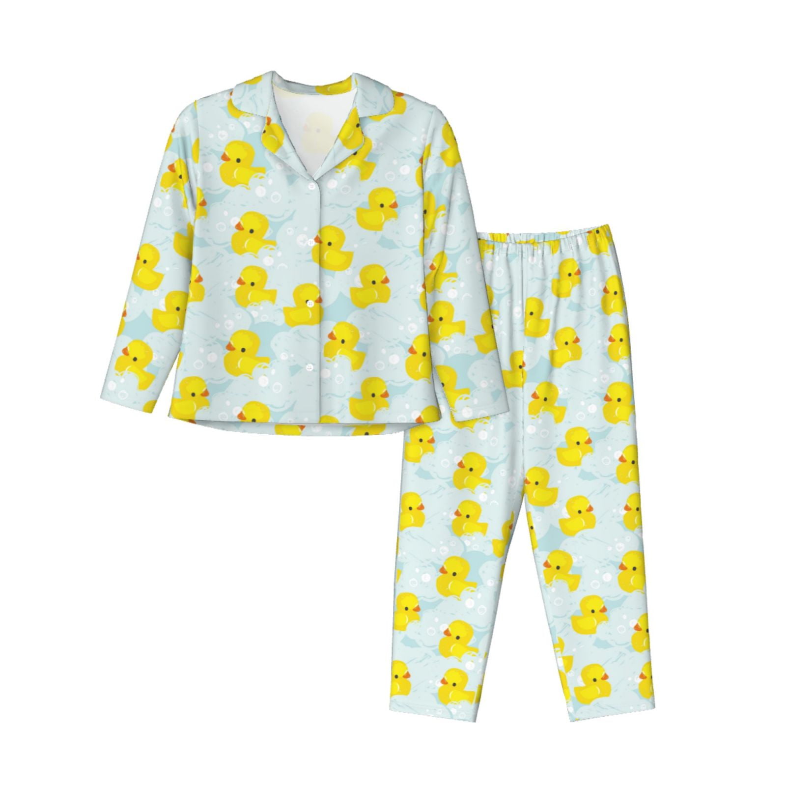 Goofa cute rubber duck Printed Women’s 2 Piece Pajama Set Super,Pajamas ...