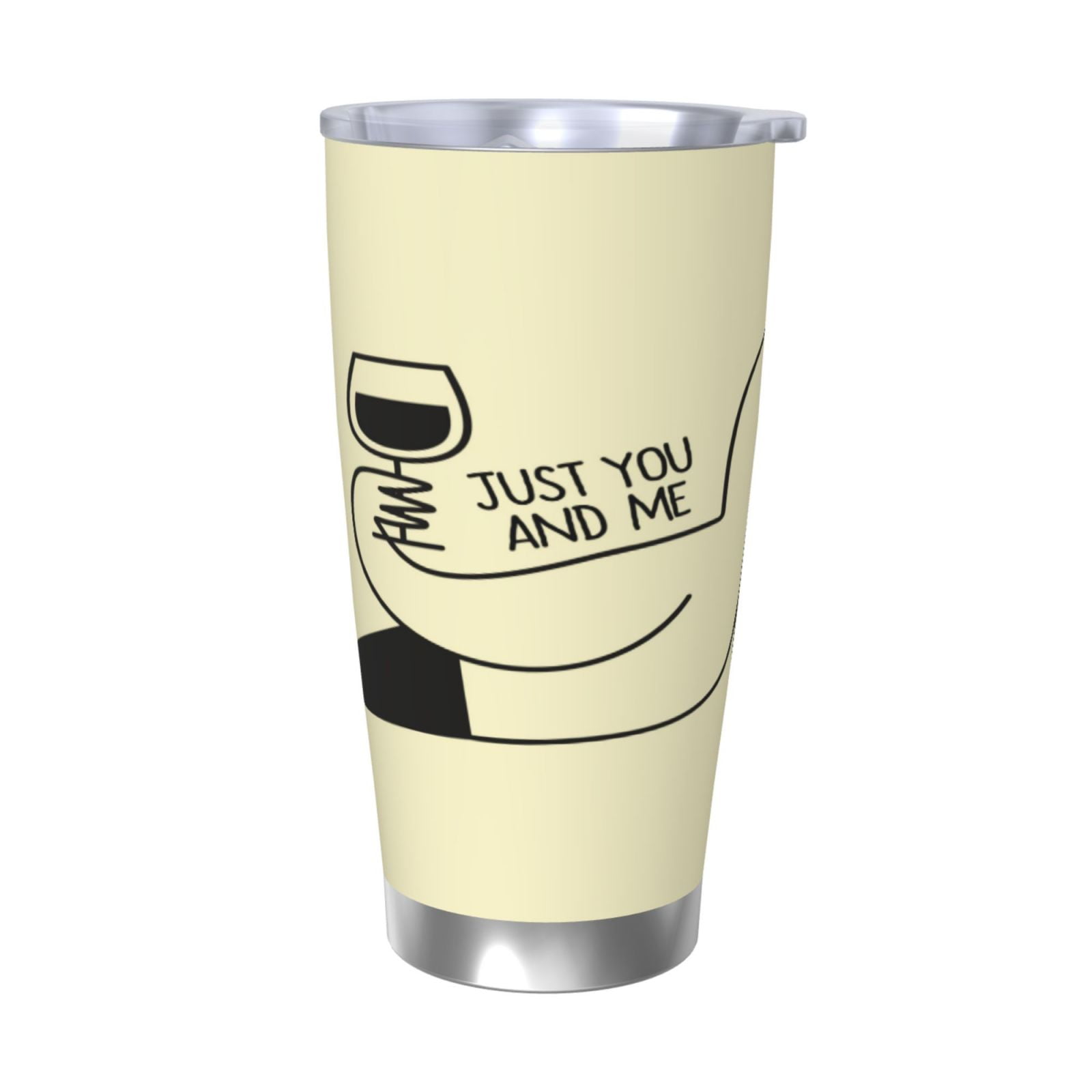 Goofa just you and me for 20 oz Skinny Tumbler Stainless Steel Coffee ...