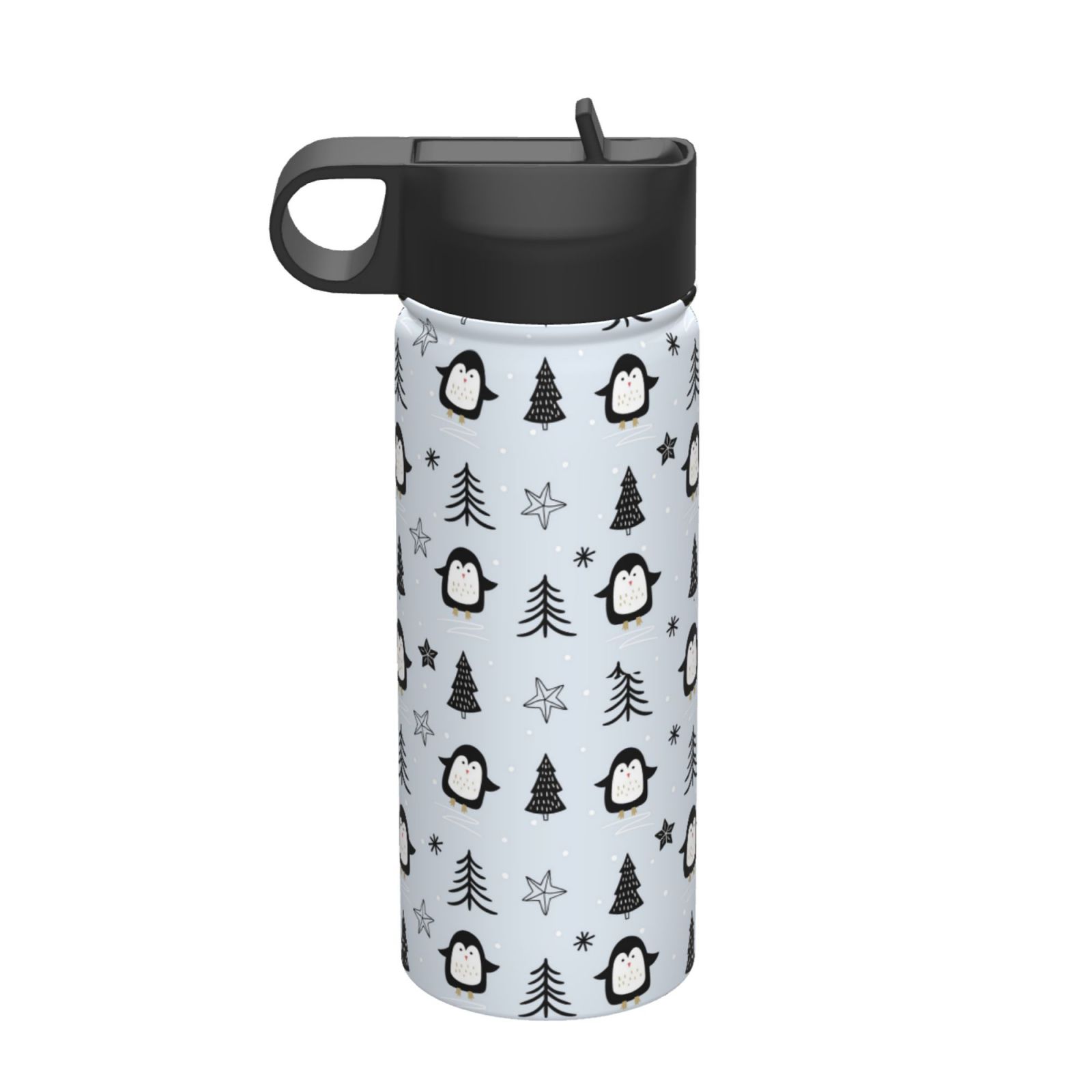 Goofa penguin tree star for Insulated Kettle 18oz Water Bottle ...