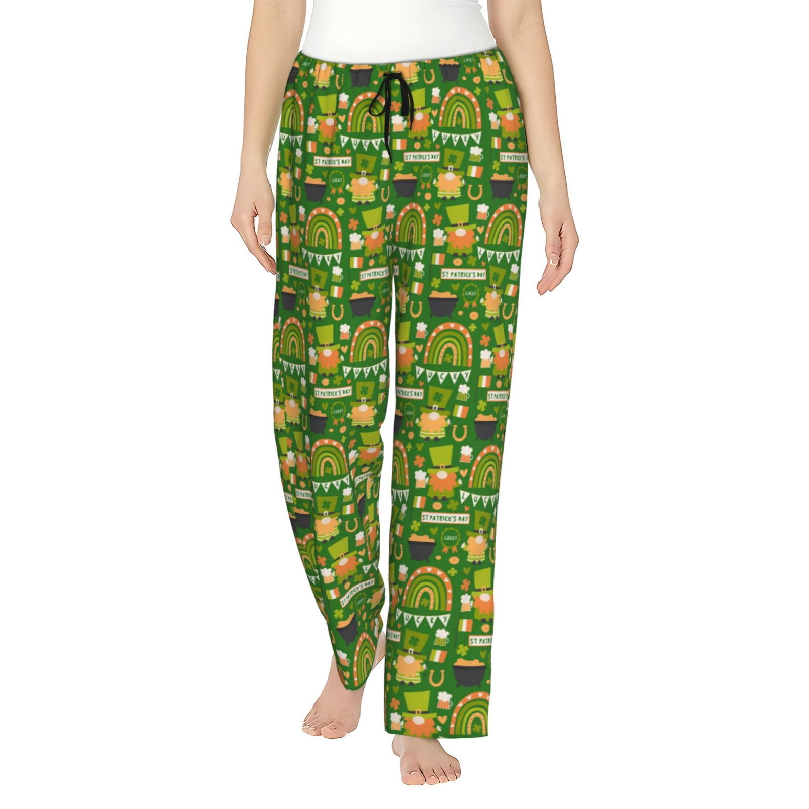 Goofa traditional Irish colours Printed Soft Pajama Pants for Women ...