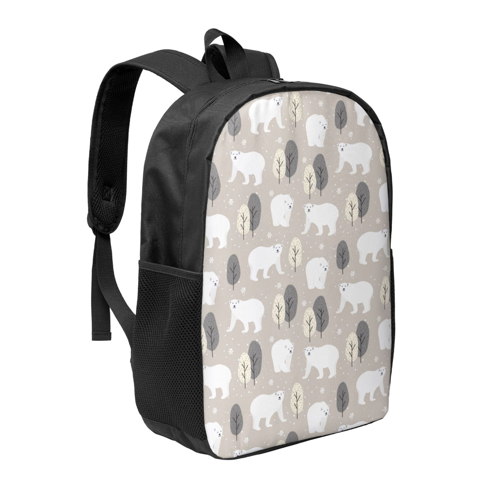 Goofa winter Snowflake beer Pattern 17in Student Backpack - School ...