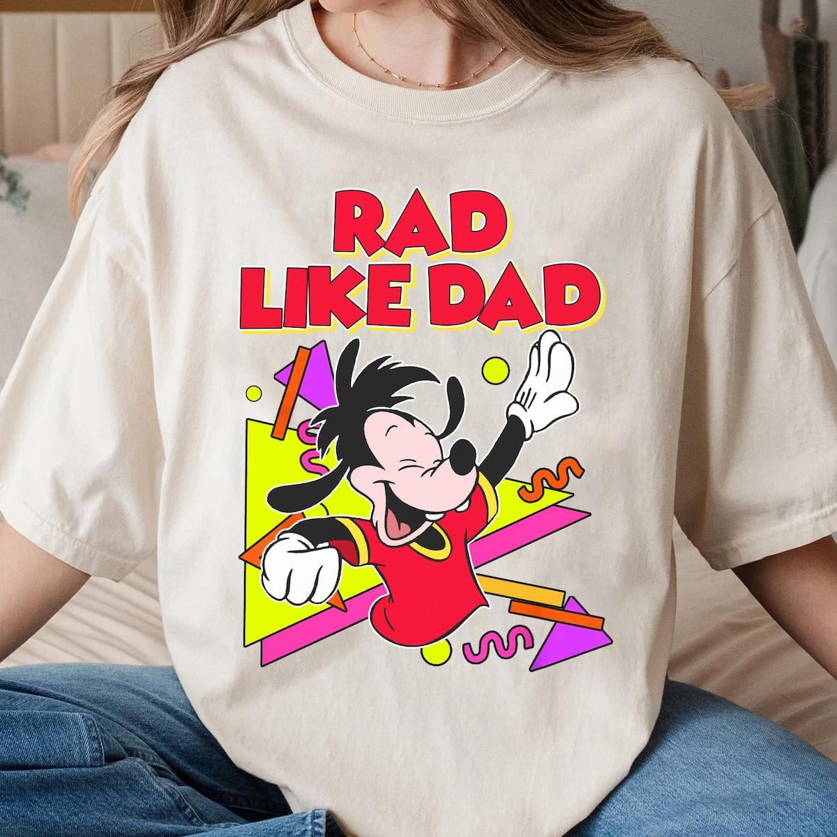 Goofy And Max Rad Dad Rad Like Dad Disney Dad Son Matching Shirt ...