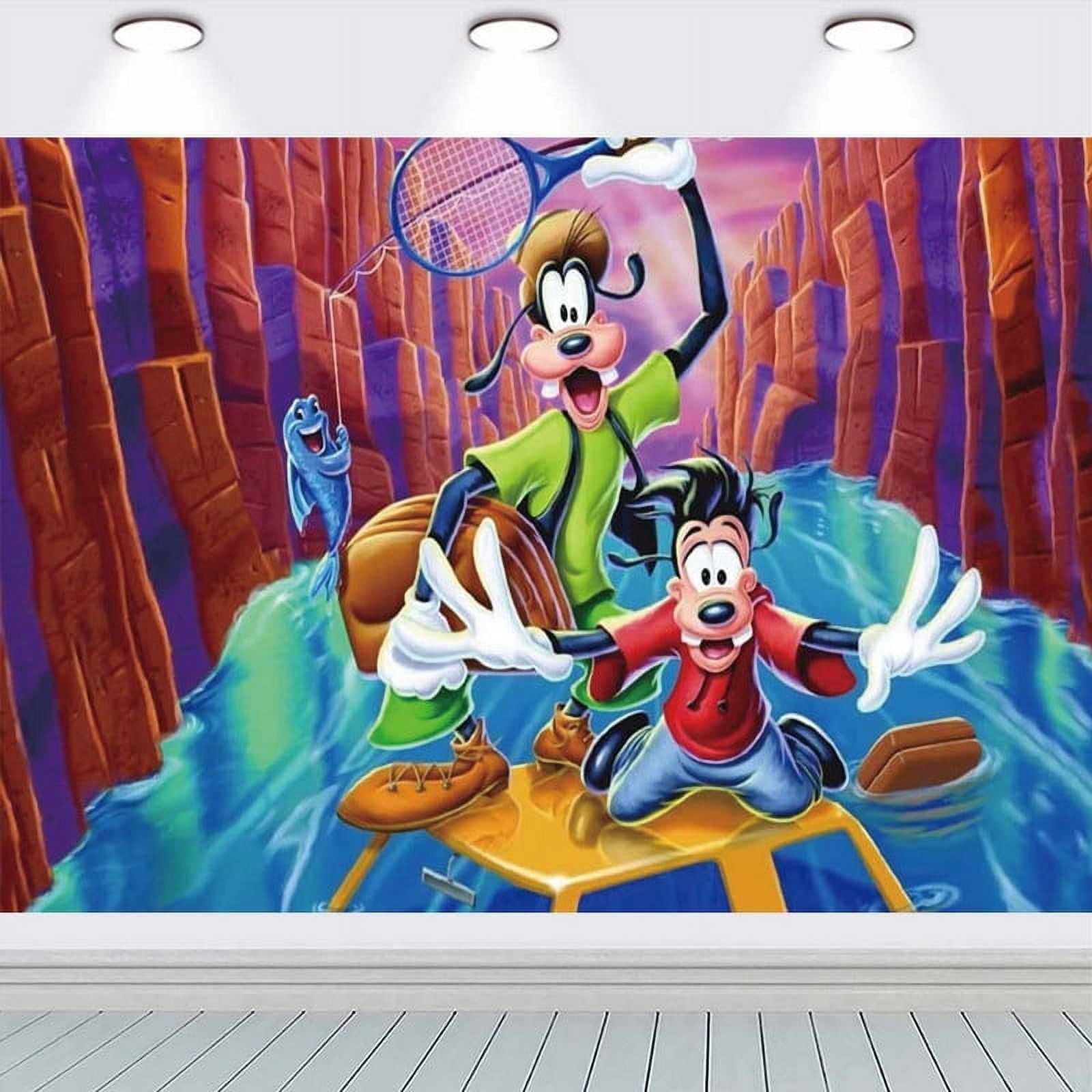 Goofy Birthday Party Supplies Banner Backdrop Background Taspestry ...