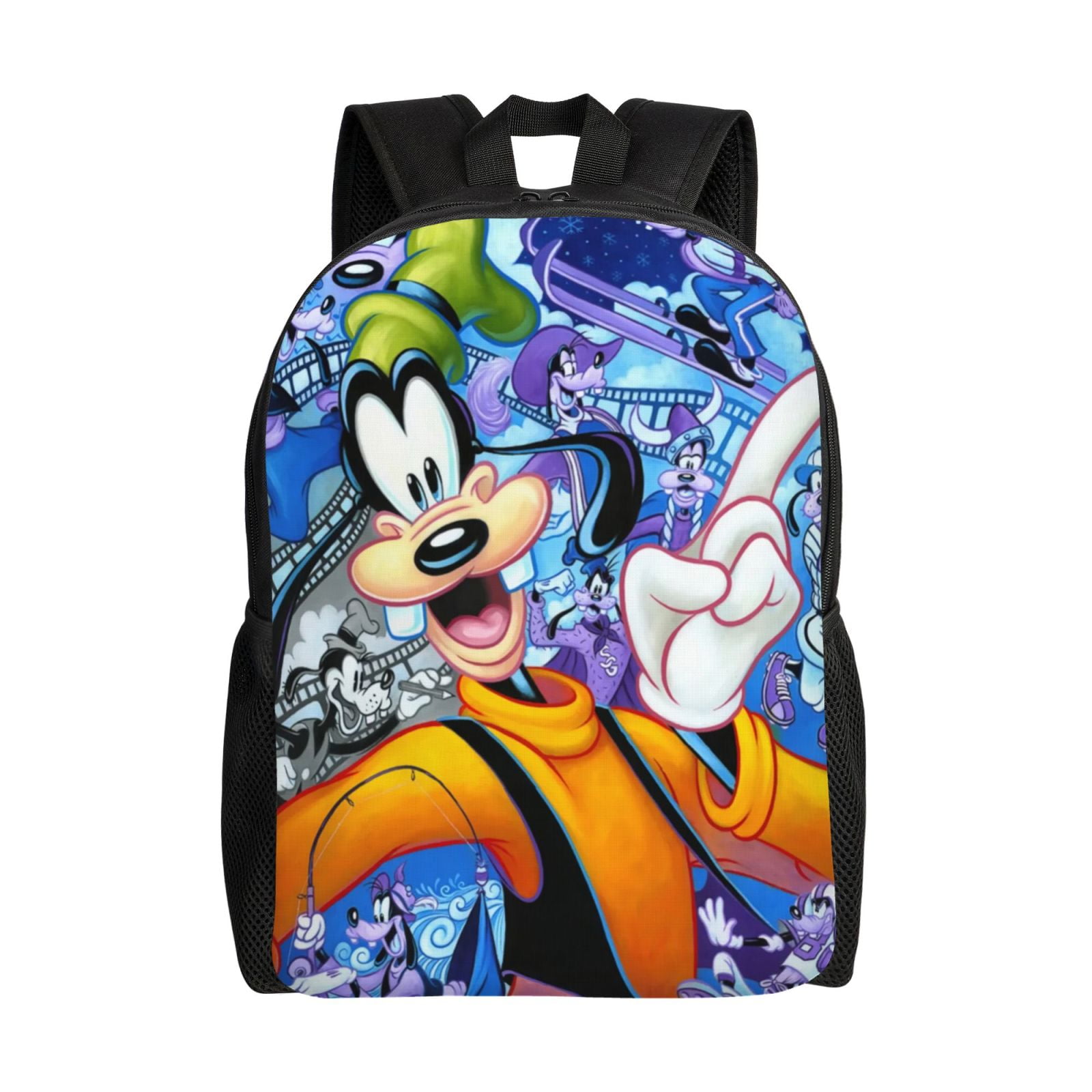 Goofy Cartoon Backpack Cute Large Capacity Casual School Unisex Laptop ...
