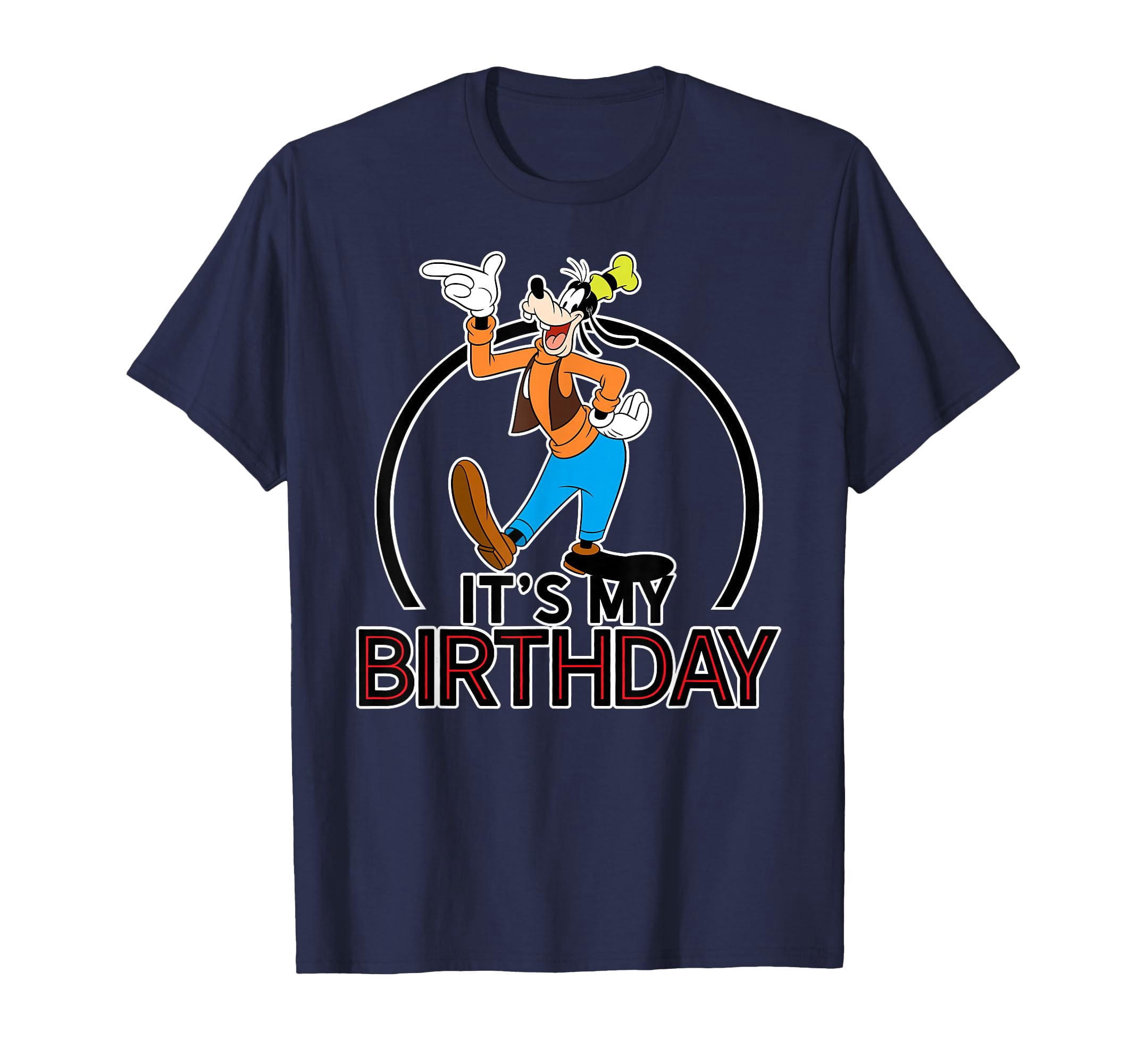 Goofy Cartoon Character Birthday Celebration T-Shirt for Fun Festive ...