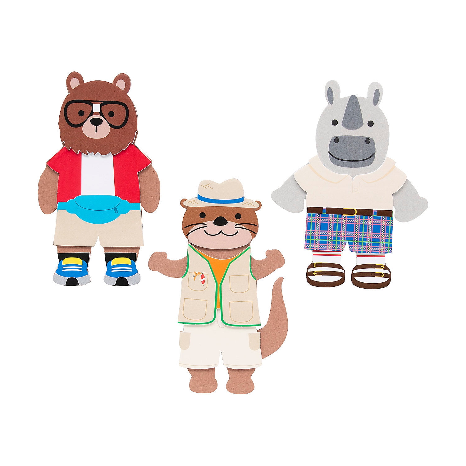 Goofy Dad Animal Magnet Craft Kit - Makes 12 - Walmart.com